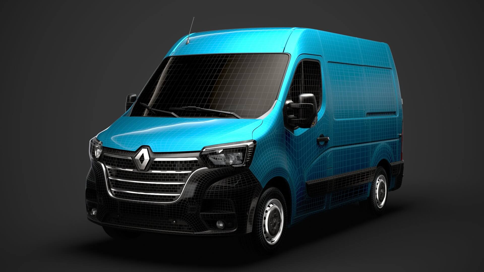Renault Master L1H2 Van 2020 - 3D Model by Creator 3D