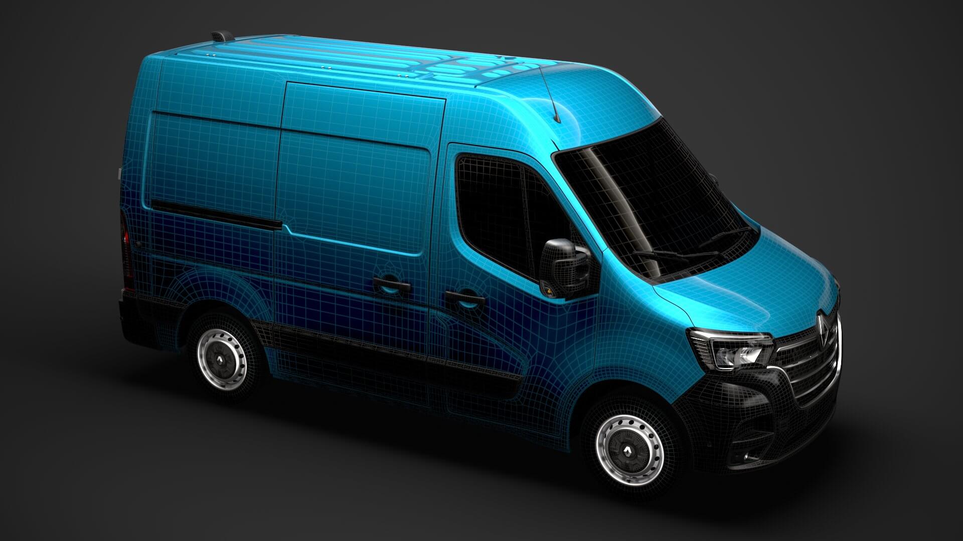 Renault Master L1H2 Van 2020 - 3D Model by Creator 3D