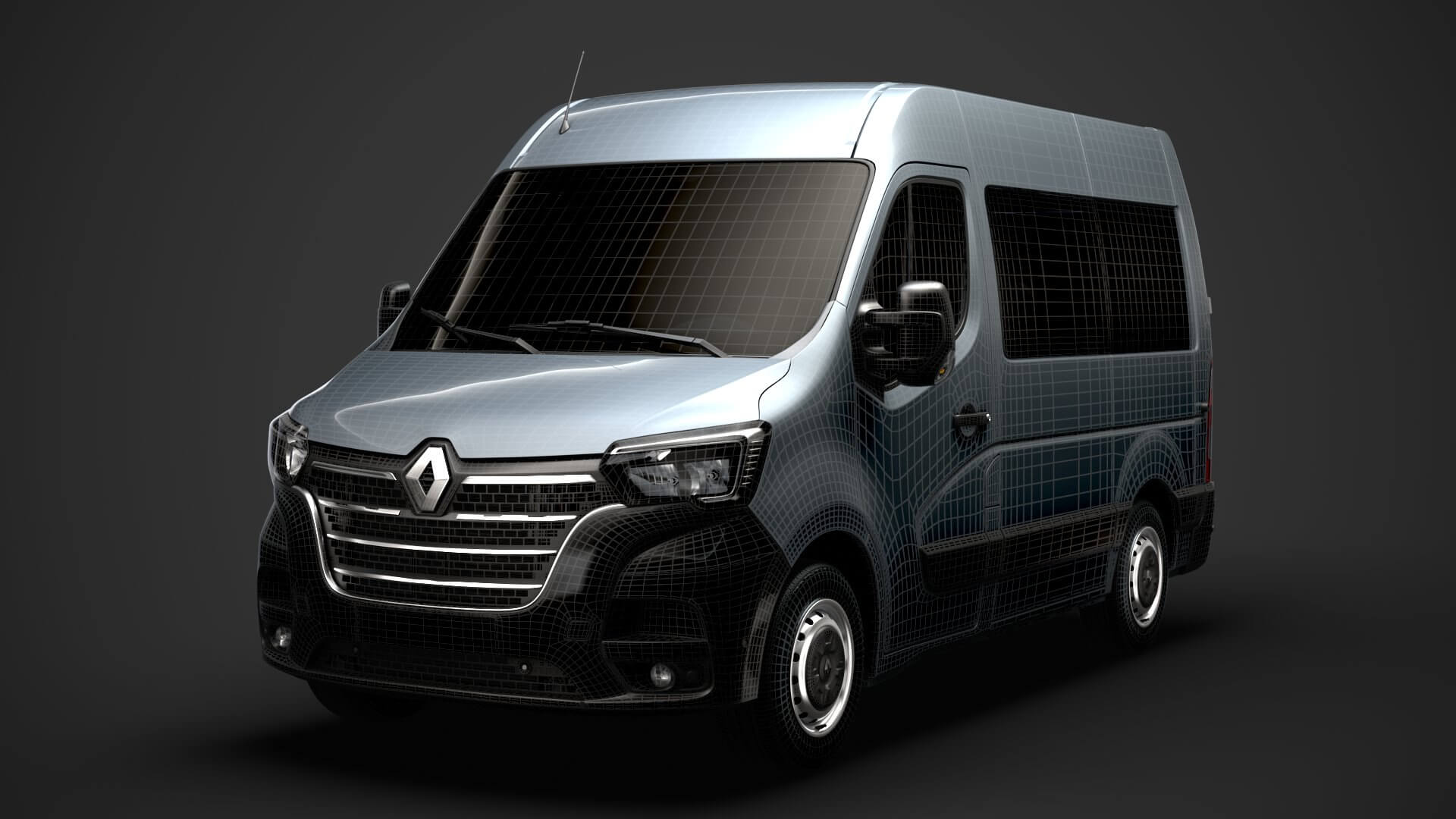 Renault Master L1H2 WindowVan 2020 - 3D Model by Creator 3D