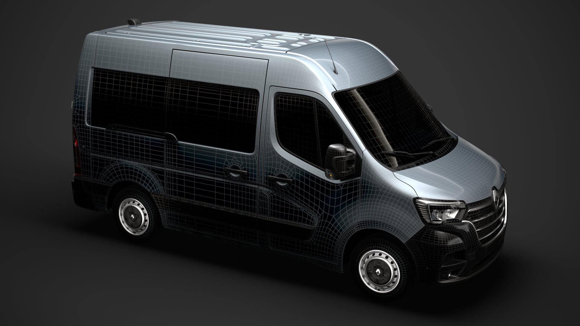Renault Master L1H2 WindowVan 2020 - 3D Model by Creator 3D