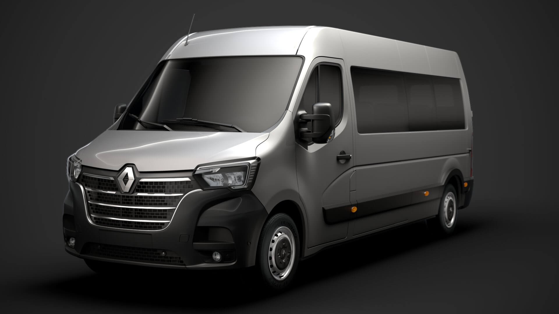 Renault Master L3H2 Minibus 2020 3D Model