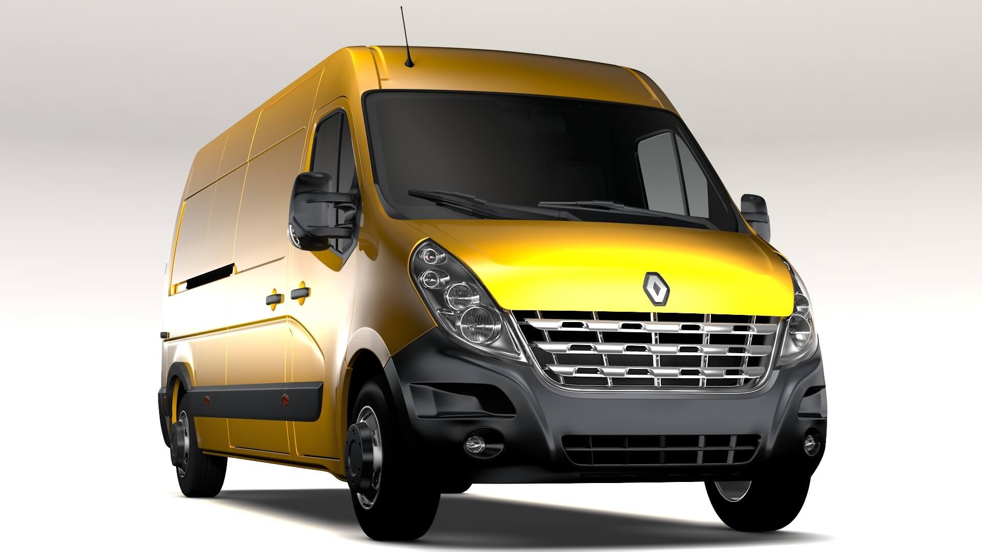 Renault Master L3H2 Van 2010 - 3D Model by Creator 3D
