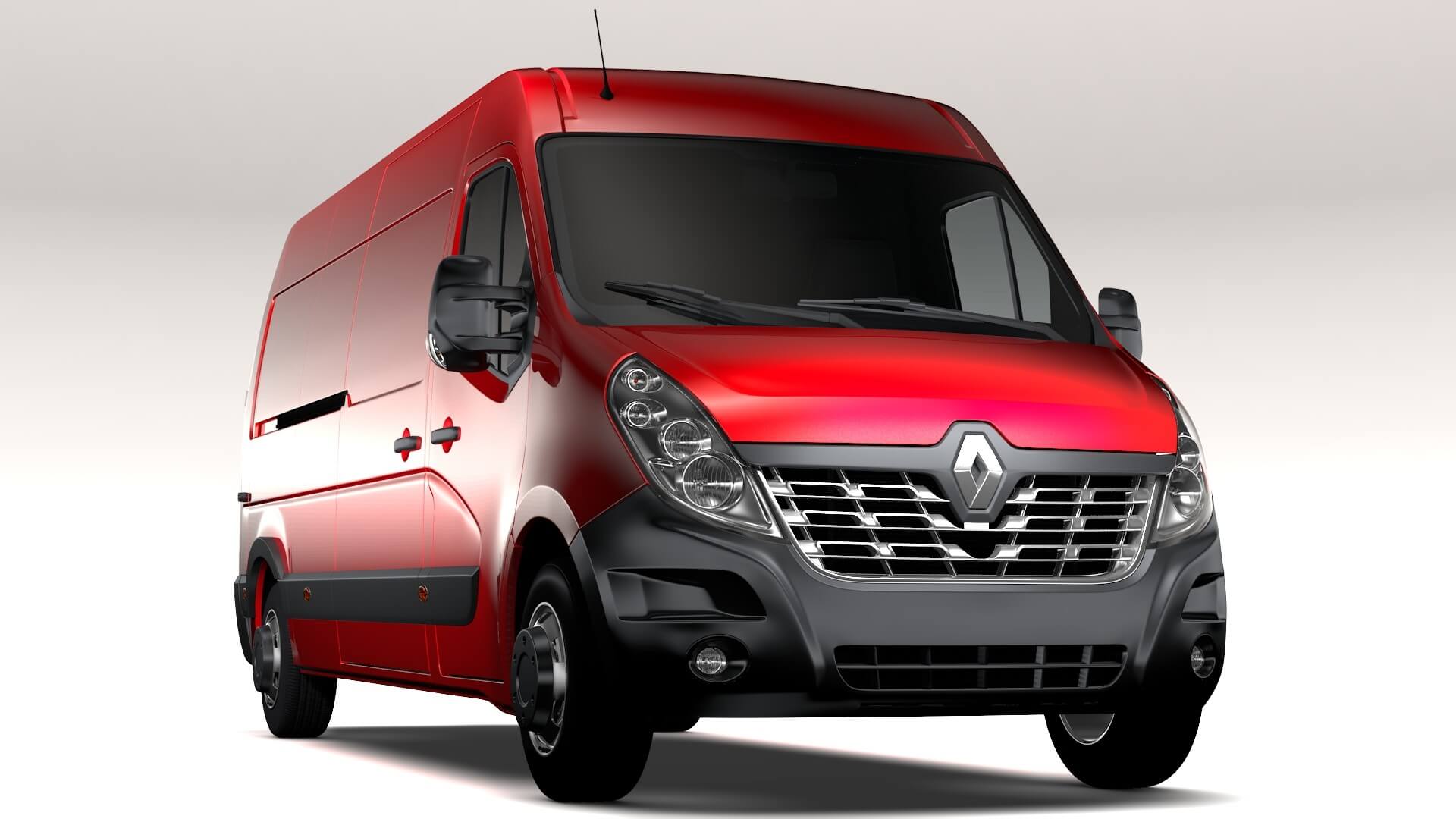 Renault Master L3H2 Van 2017 - 3D Model by Creator 3D