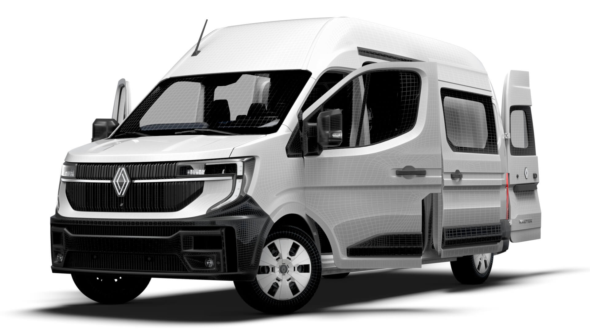 Renault Master L3H3 CrewCab Van HQ Interior 2024 - 3D Model by Creator 3D