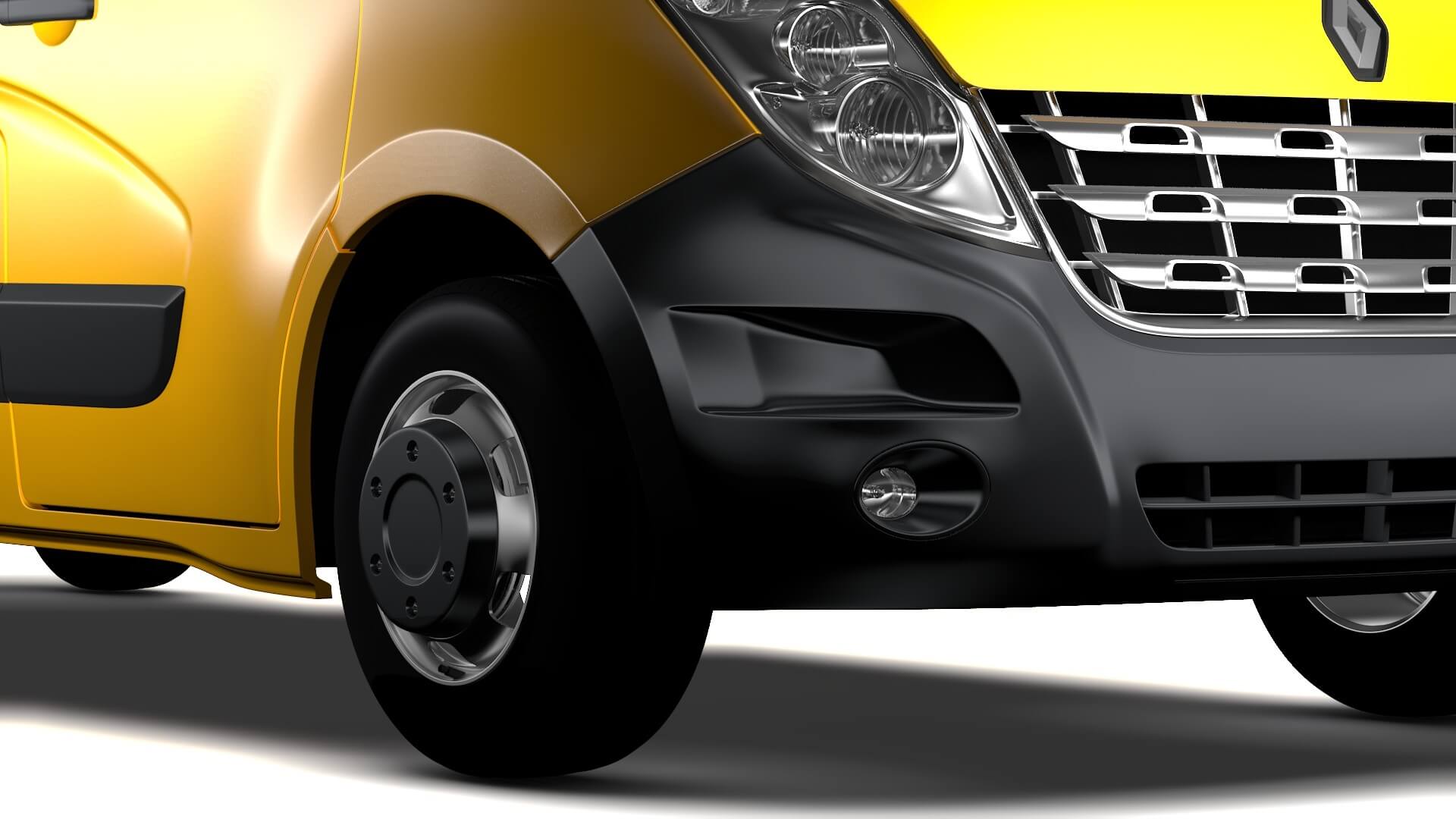 Renault Master L3H3 Van 2010 - 3D Model by Creator 3D