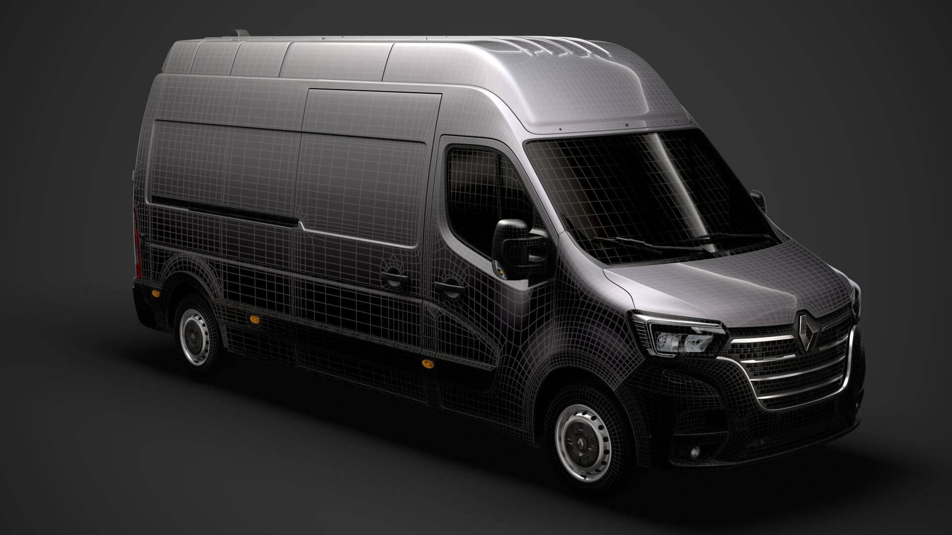 Renault Master L3H3 Van 2020 - 3D Model by Creator 3D