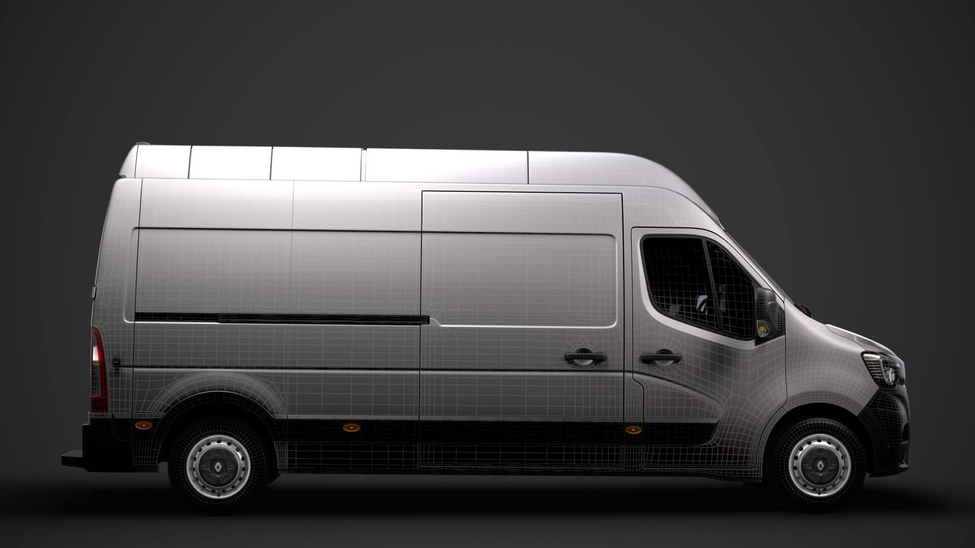 Renault Master L3H3 Van 2020 - 3D Model by Creator 3D