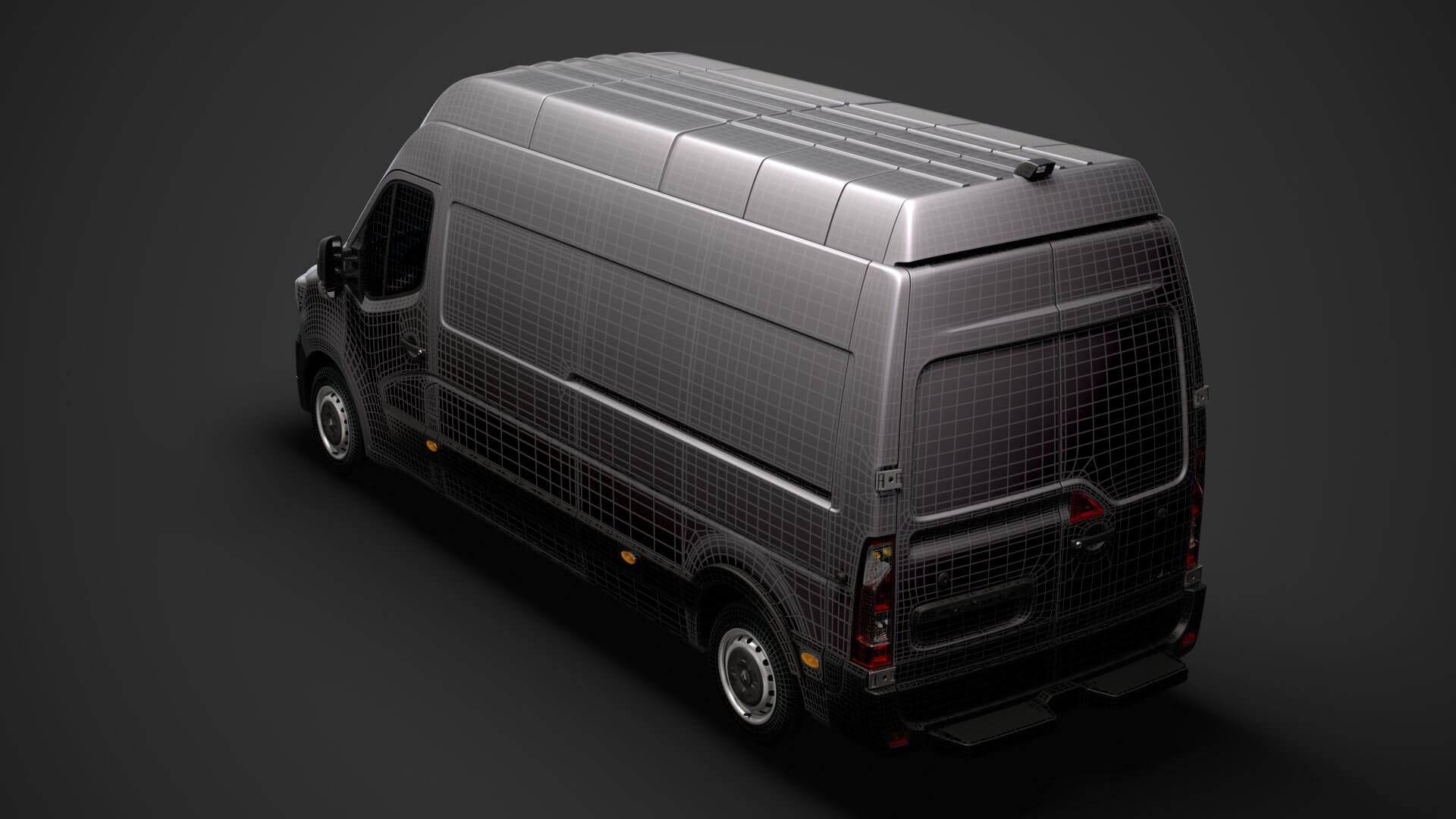 Renault Master L3H3 Van 2020 - 3D Model by Creator 3D