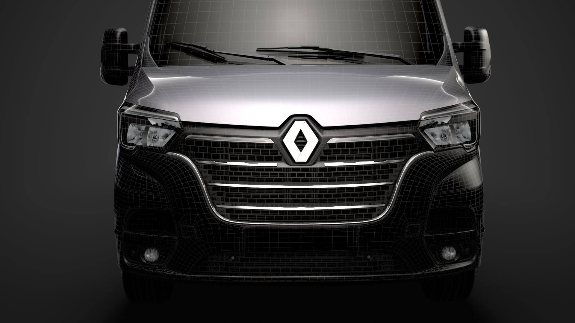 Renault Master L3H3 Van 2020 - 3D Model by Creator 3D