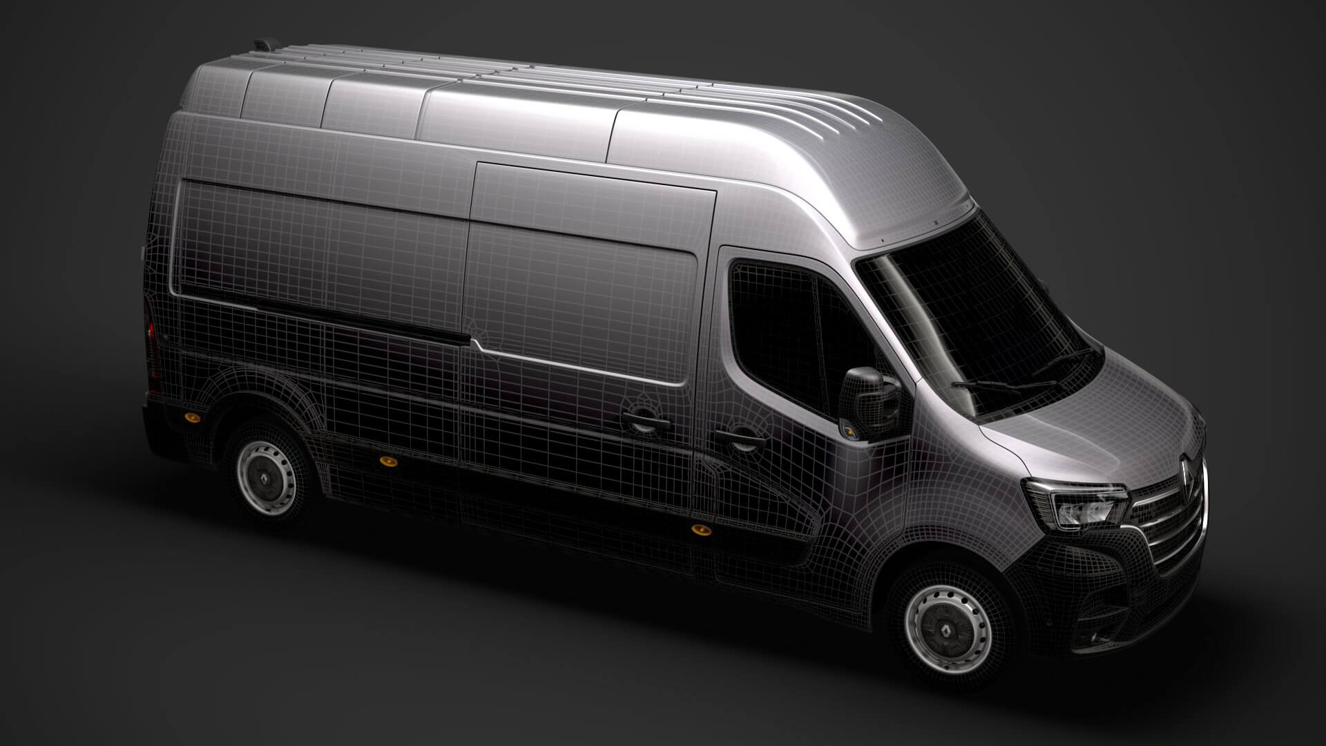 Renault Master L3H3 Van 2020 - 3D Model by Creator 3D