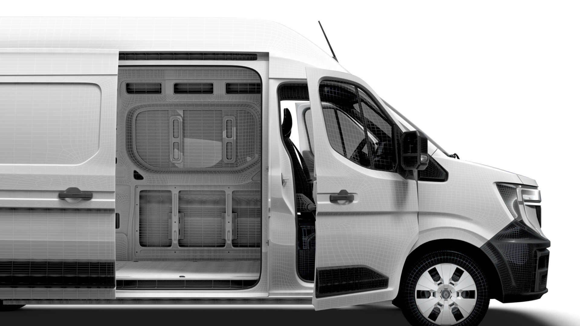 Renault Master L3H3 Van HQ Interior 2024 - 3D Model by Creator 3D