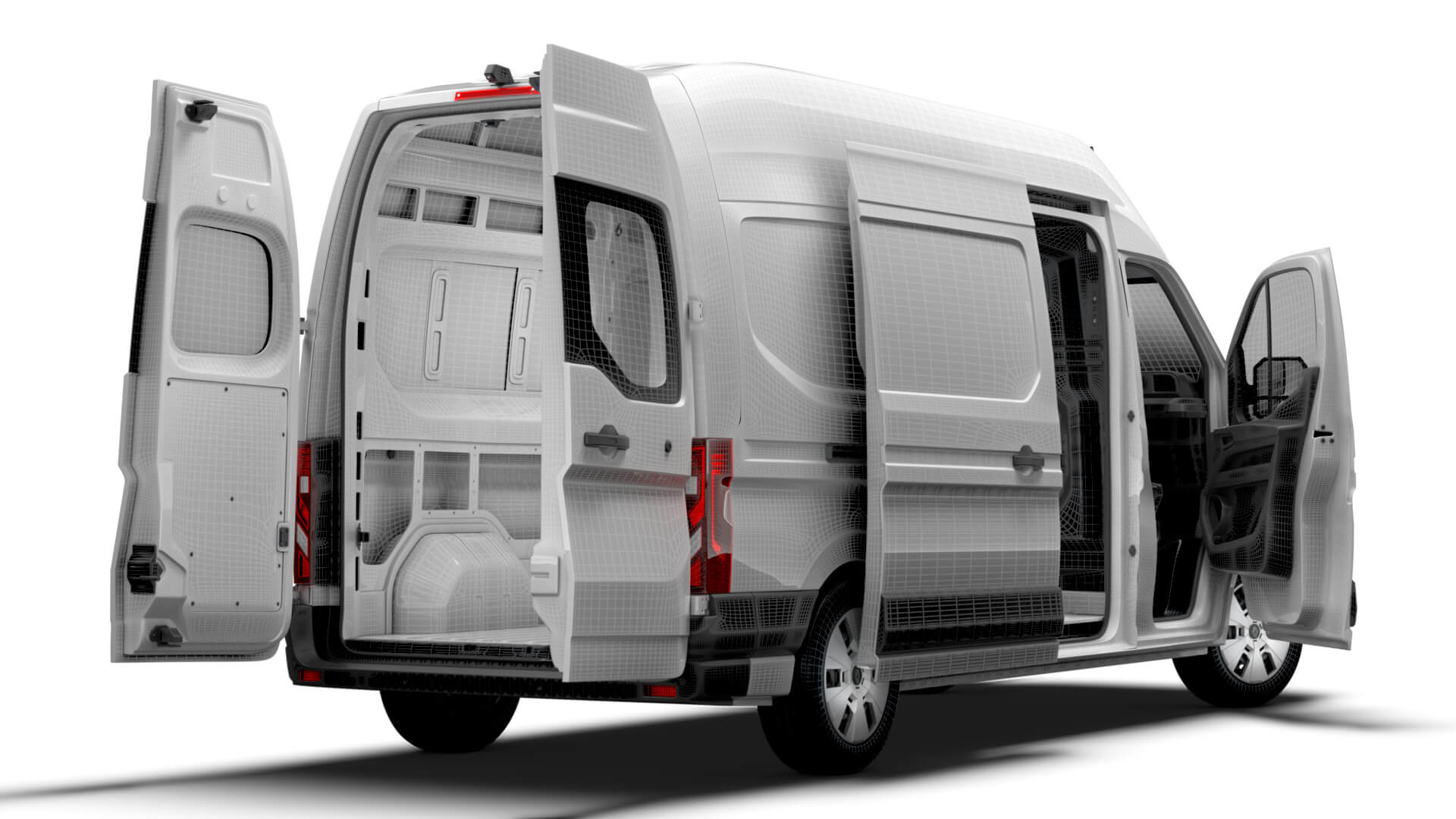 Renault Master L3H3 Van HQ Interior 2024 - 3D Model by Creator 3D