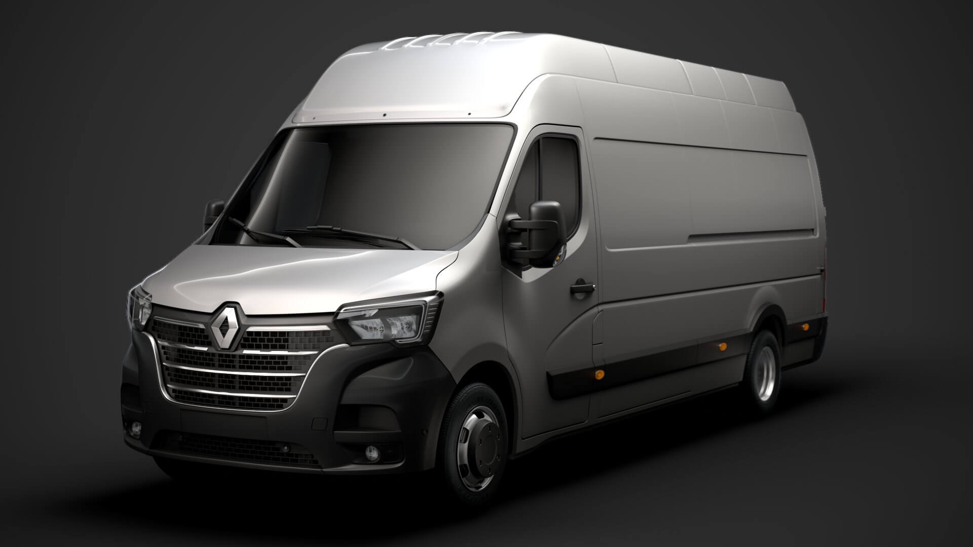 Renault Master L4H3 Van 2020 - 3D Model by Creator 3D