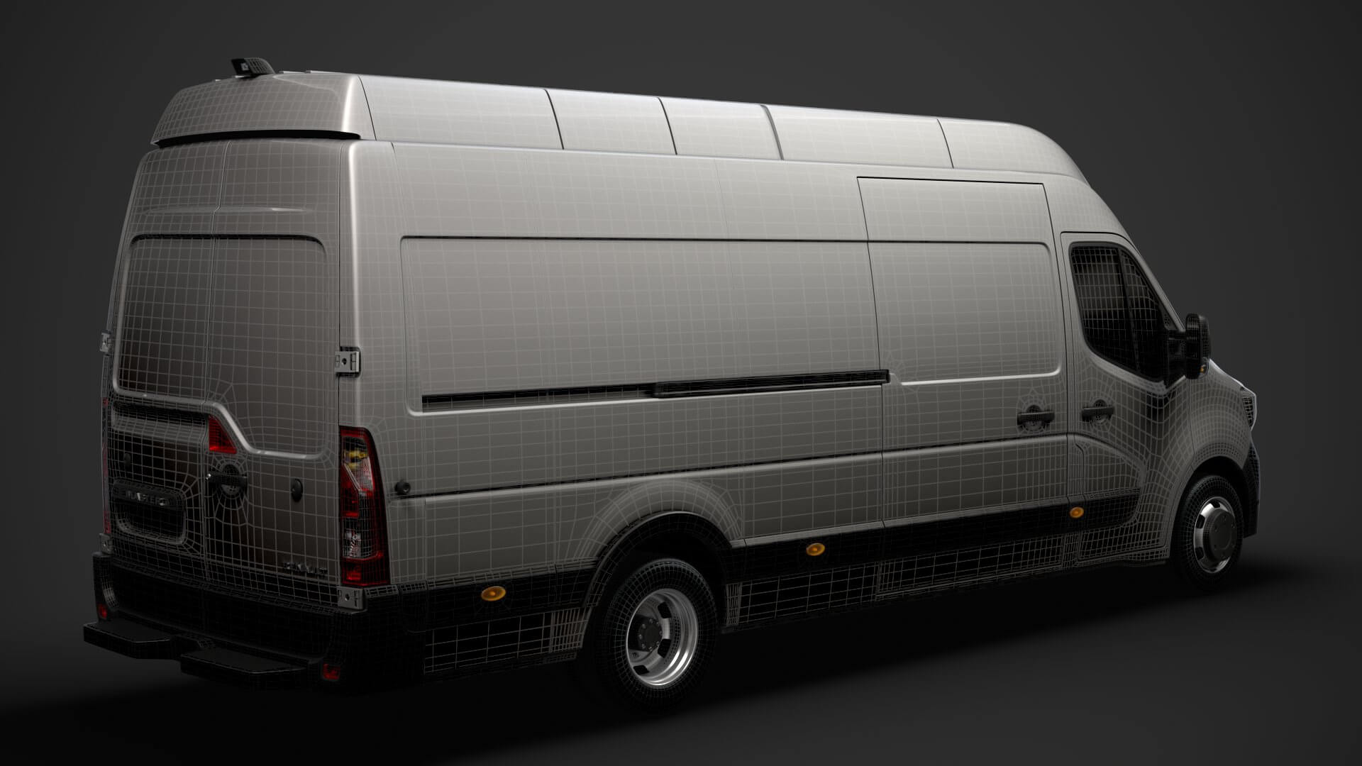 Renault Master L4H3 Van 2020 - 3D Model by Creator 3D