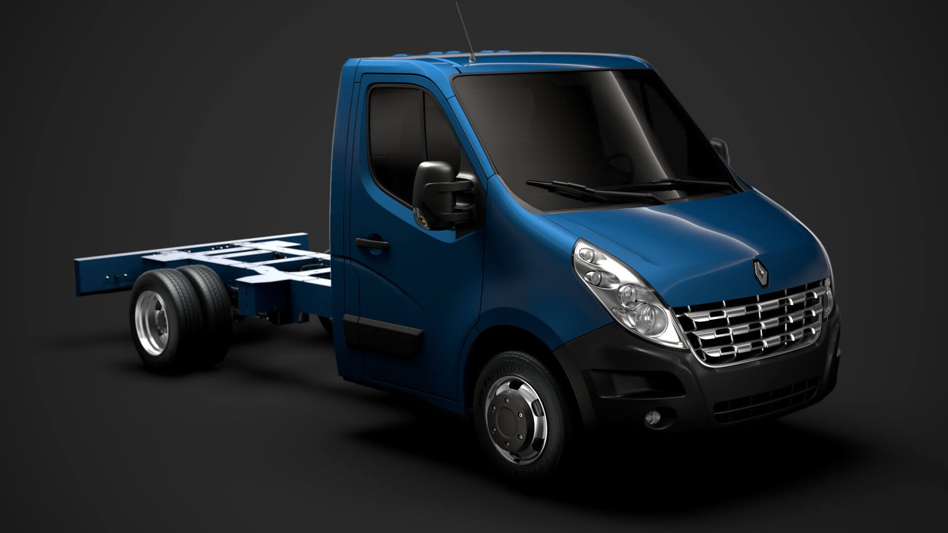 Renault Master SingleCab DW E20 Chassis 2010 - 3D Model by Creator 3D