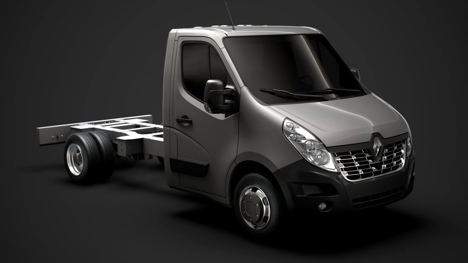 Renault Master SingleCab DW E20 Chassis 2014 - 3D Model by Creator 3D