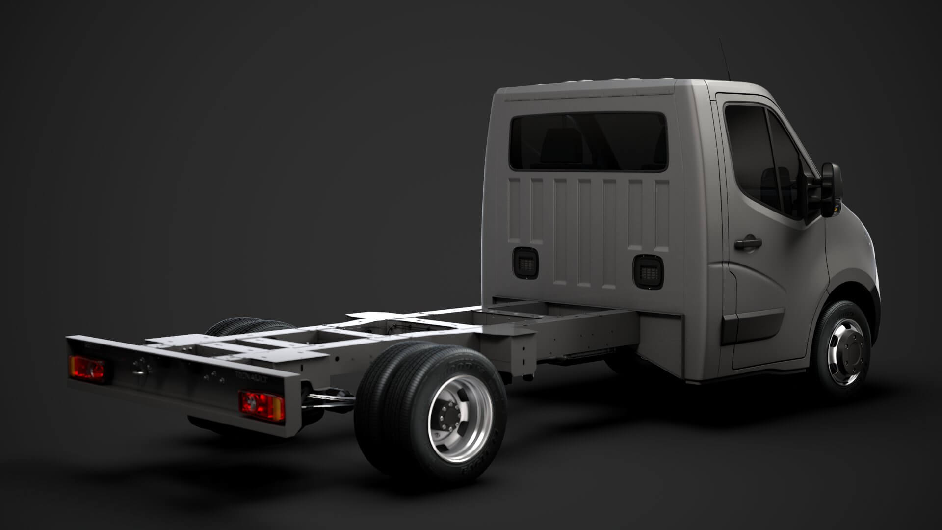 Renault Master SingleCab DW E20 Chassis 2014 - 3D Model by Creator 3D