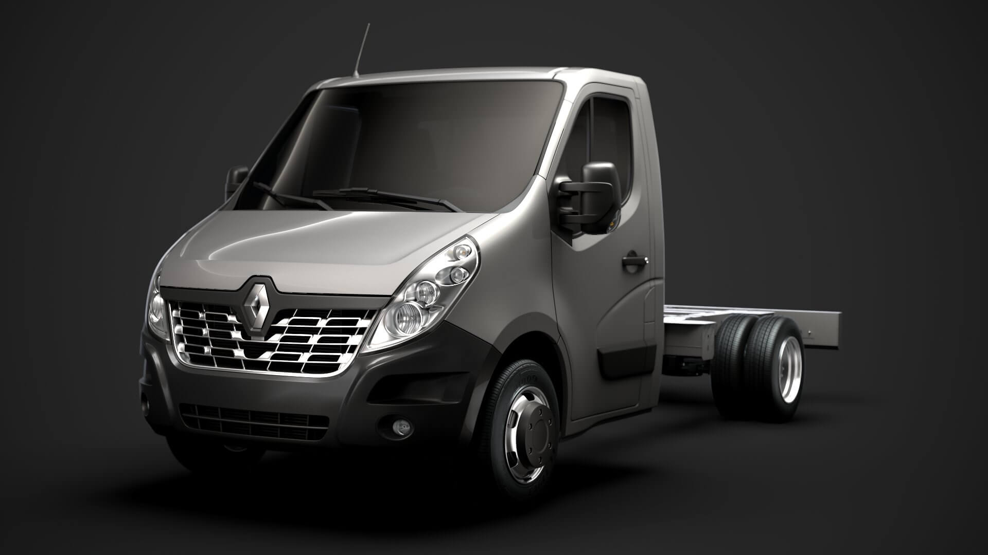 Renault Master SingleCab DW E20 Chassis 2014 - 3D Model by Creator 3D