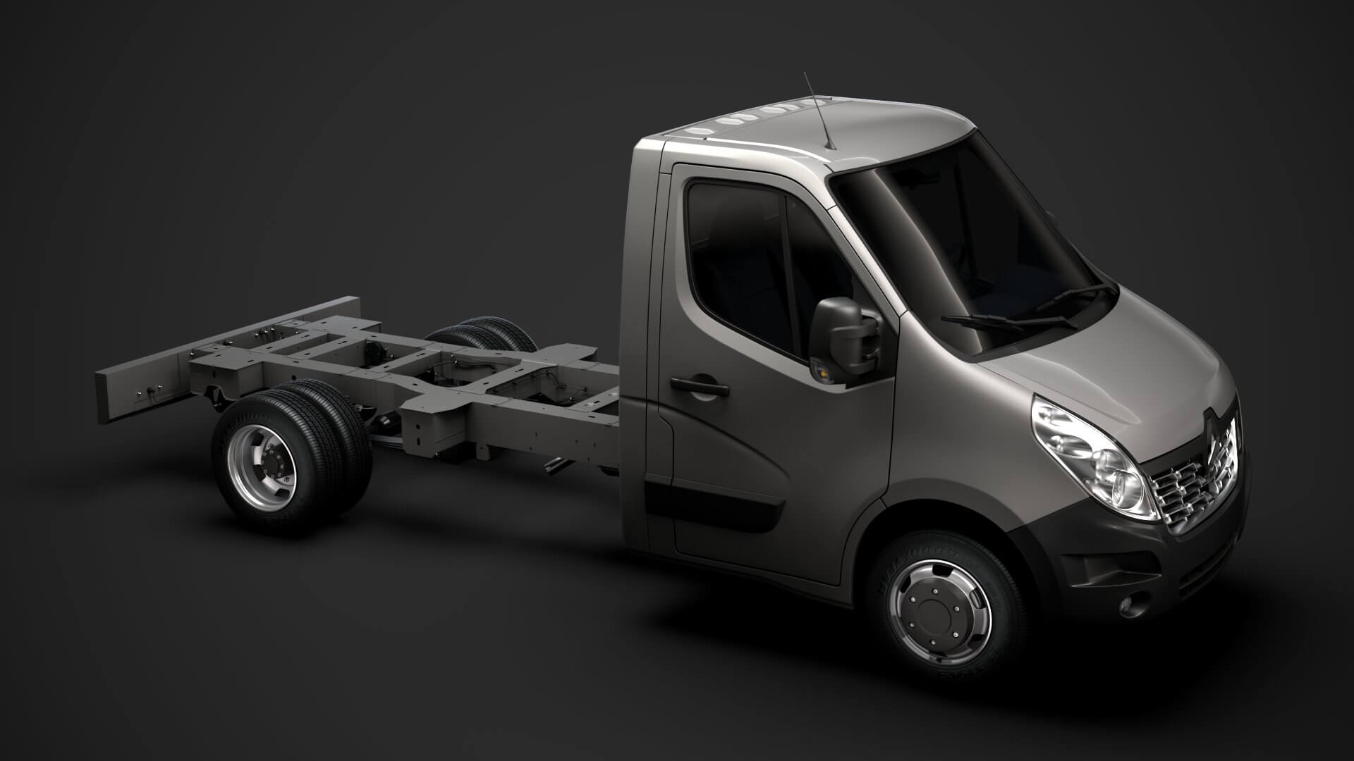 Renault Master SingleCab DW E20 Chassis 2014 - 3D Model by Creator 3D