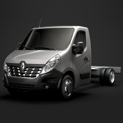 Renault Master SingleCab DW E20 Chassis 2014 - 3D Model by Creator 3D
