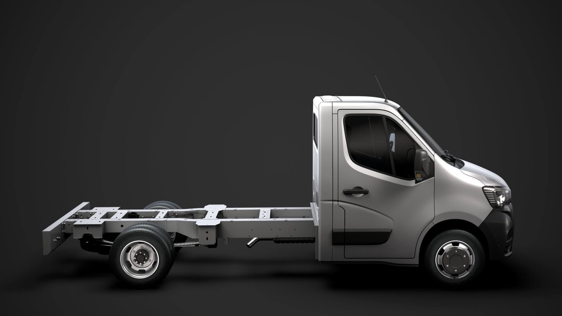 Renault Master SingleCab DW E20 Chassis 2020 - 3D Model by Creator 3D