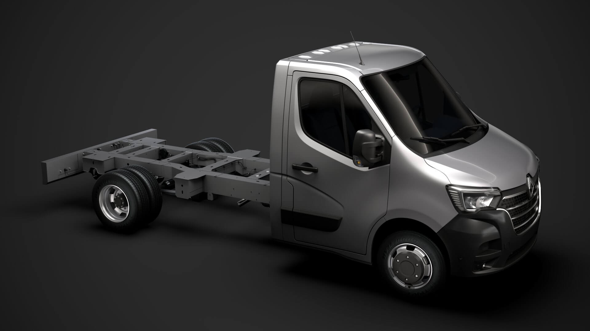 Renault Master SingleCab DW E20 Chassis 2020 - 3D Model by Creator 3D