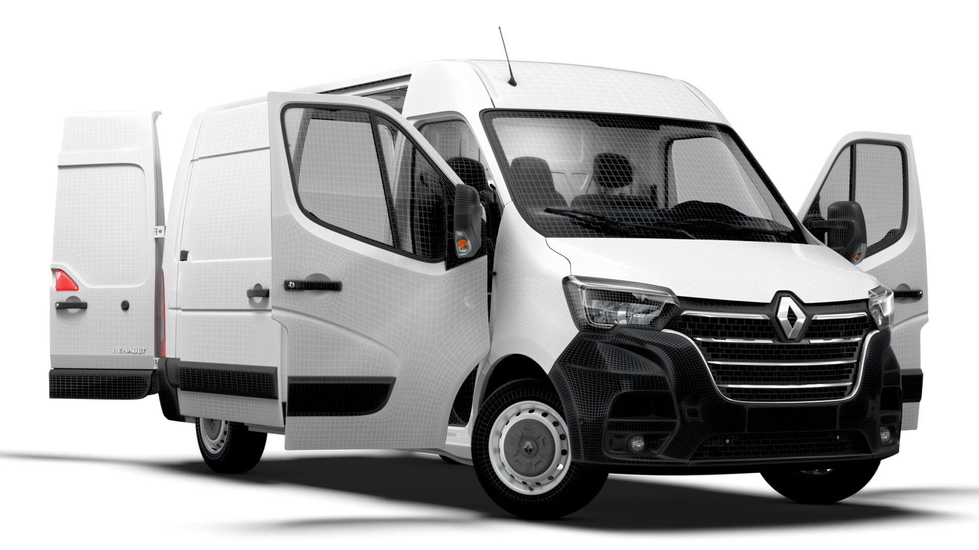 Renault Master Van L1H2 Hqinterior 2023 - 3D Model by Creator 3D