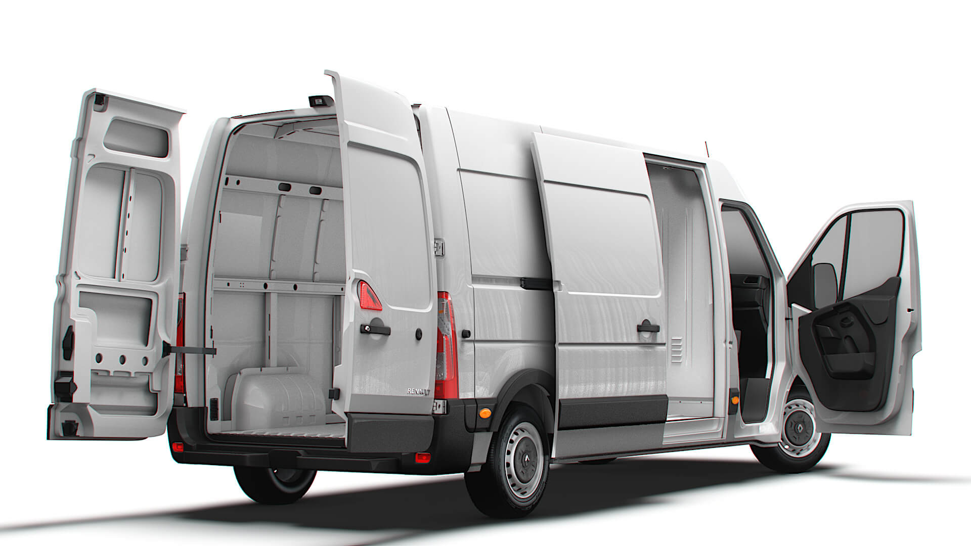 Renault Master Van L3H2 Hqinterior 2023 - 3D Model by Creator 3D