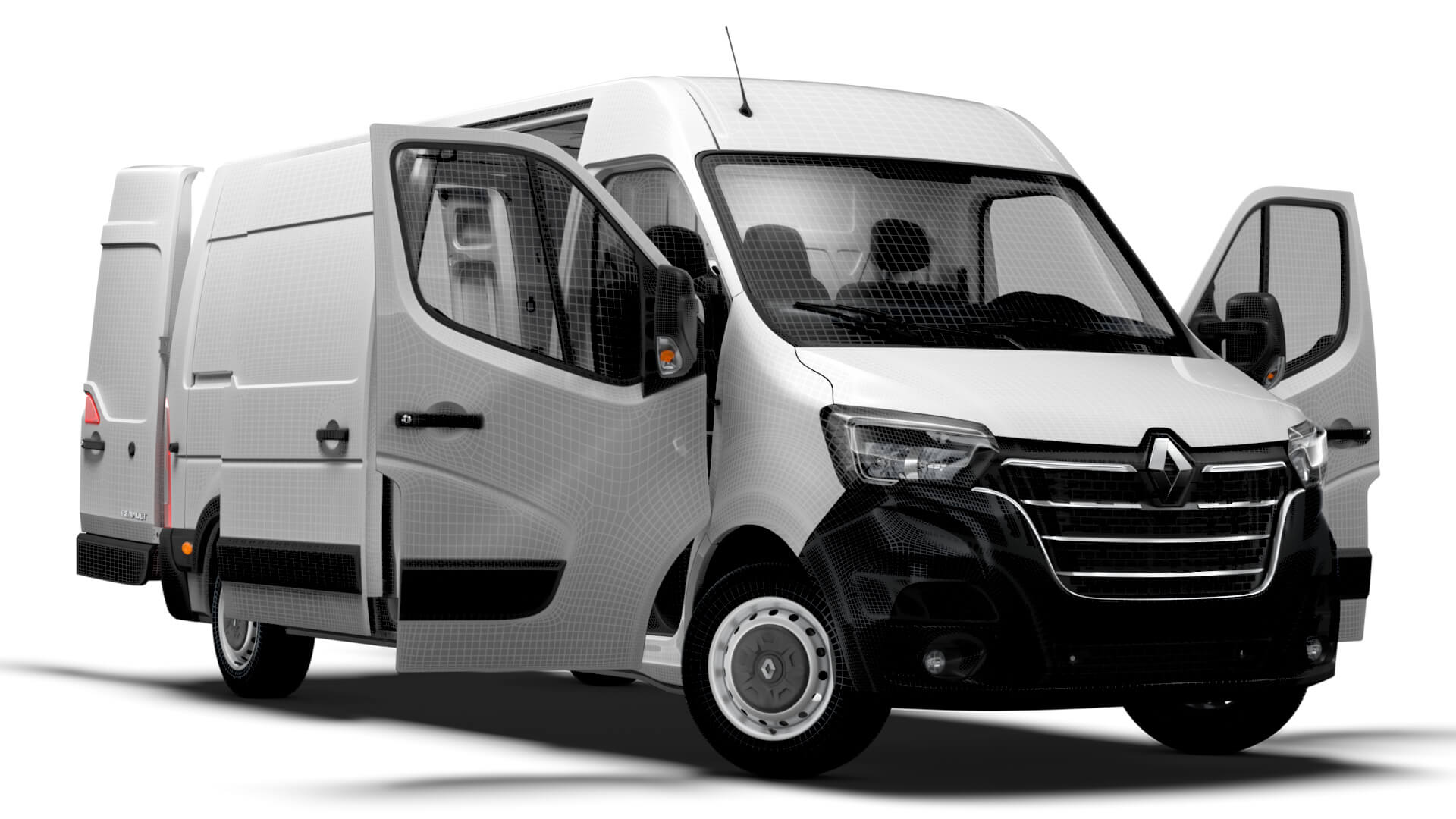 Renault Master Van L3H2 Hqinterior 2023 - 3D Model by Creator 3D
