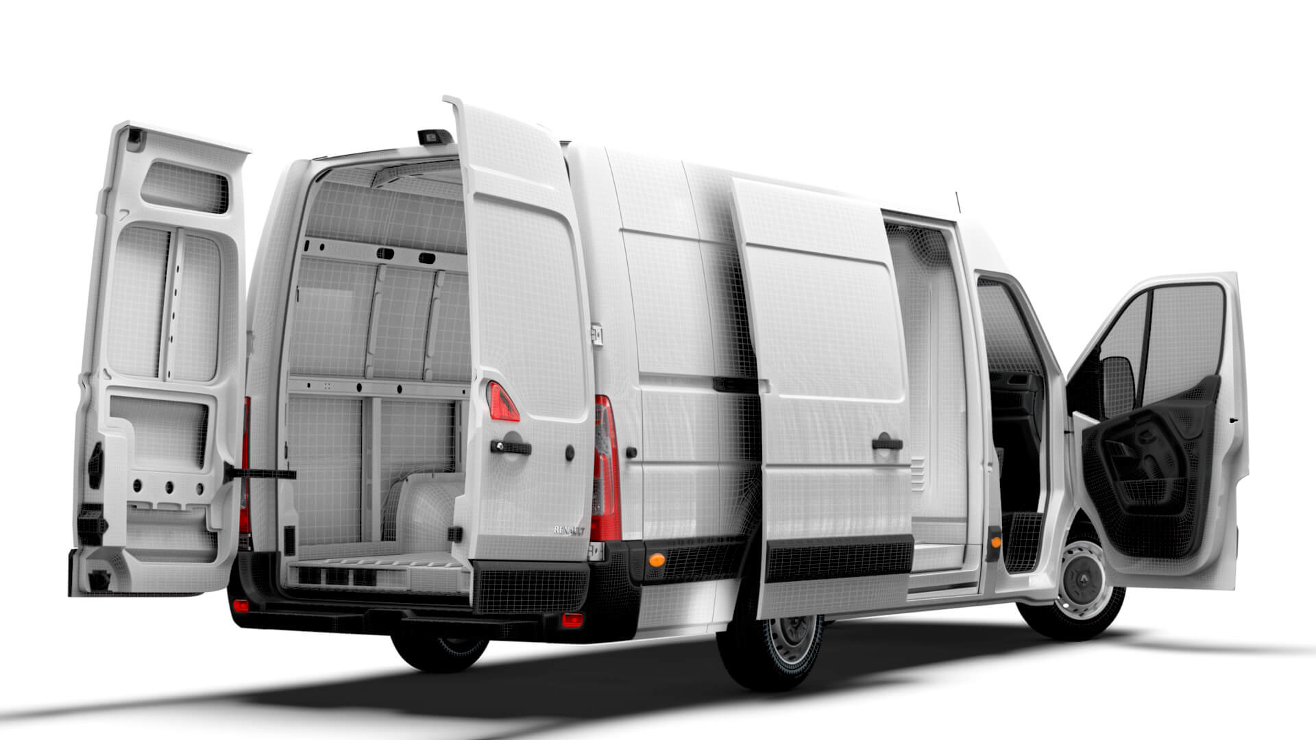 Renault Master Van L3H2 RWD Hqinterior 2023 - 3D Model by Creator 3D