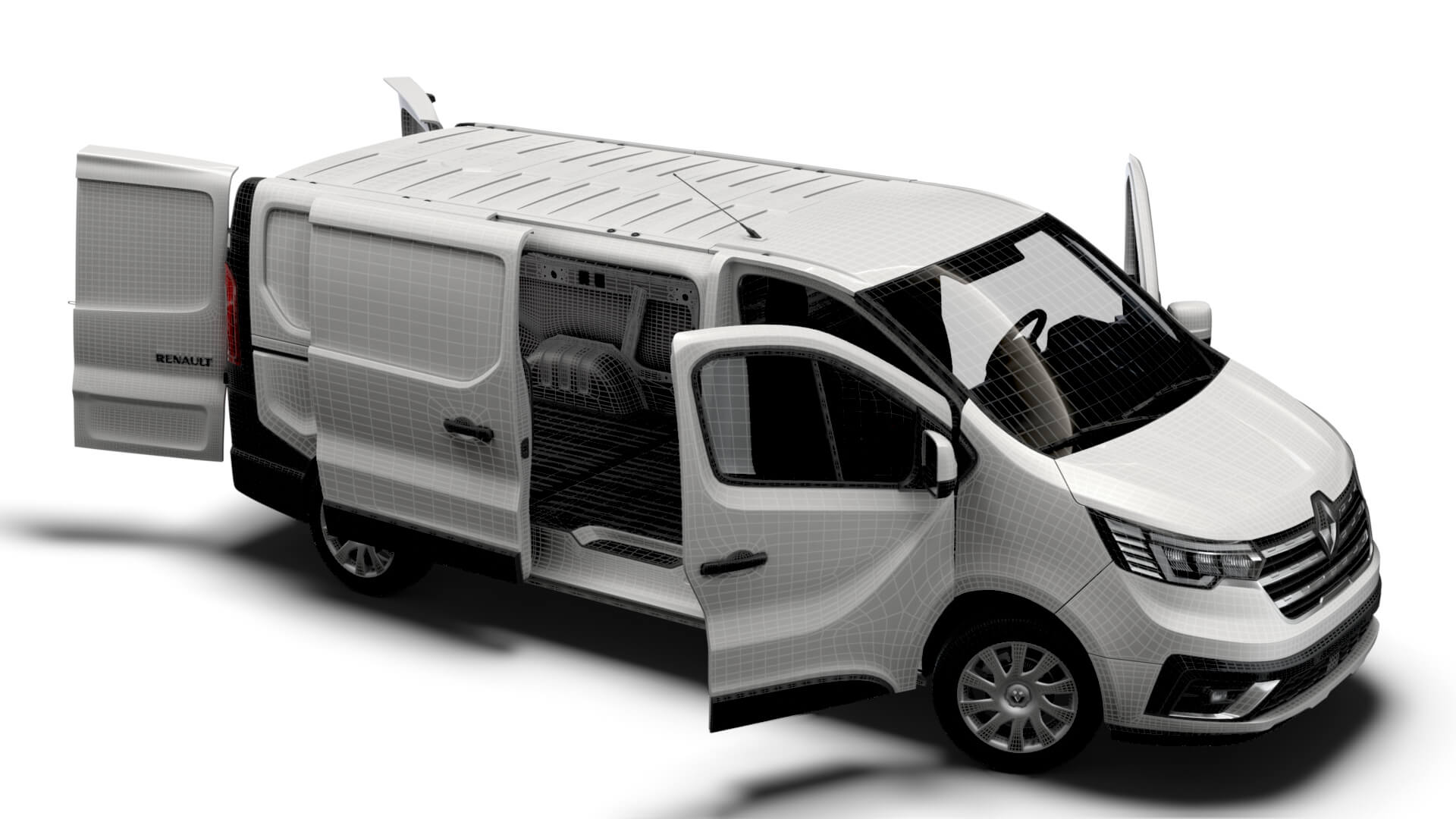 Renault Trafic L2H1 Hqinterior 2023 - 3D Model by Creator 3D