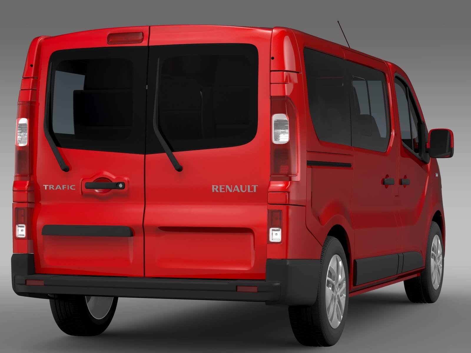 Renault Trafic Minibus 2015 - 3D Model by Creator 3D