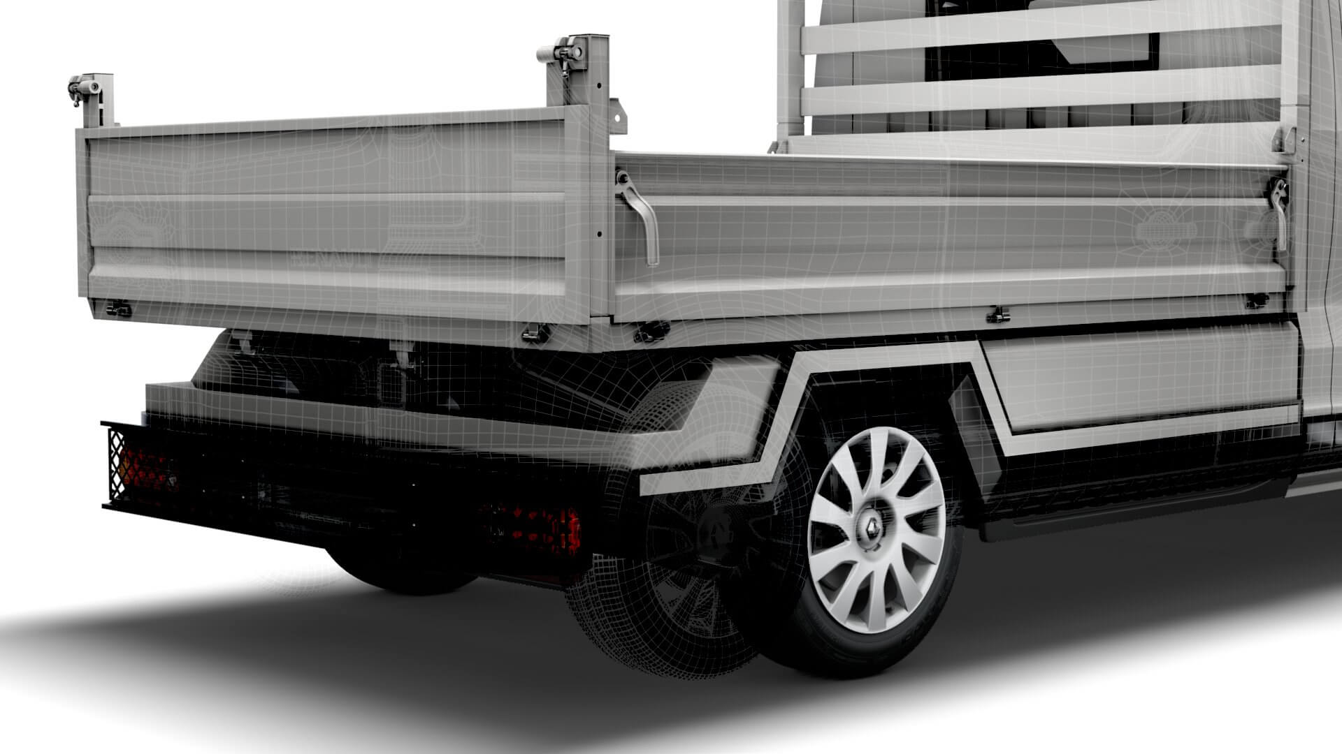 Renault Trafic Tipper 2021 - 3D Model by Creator 3D