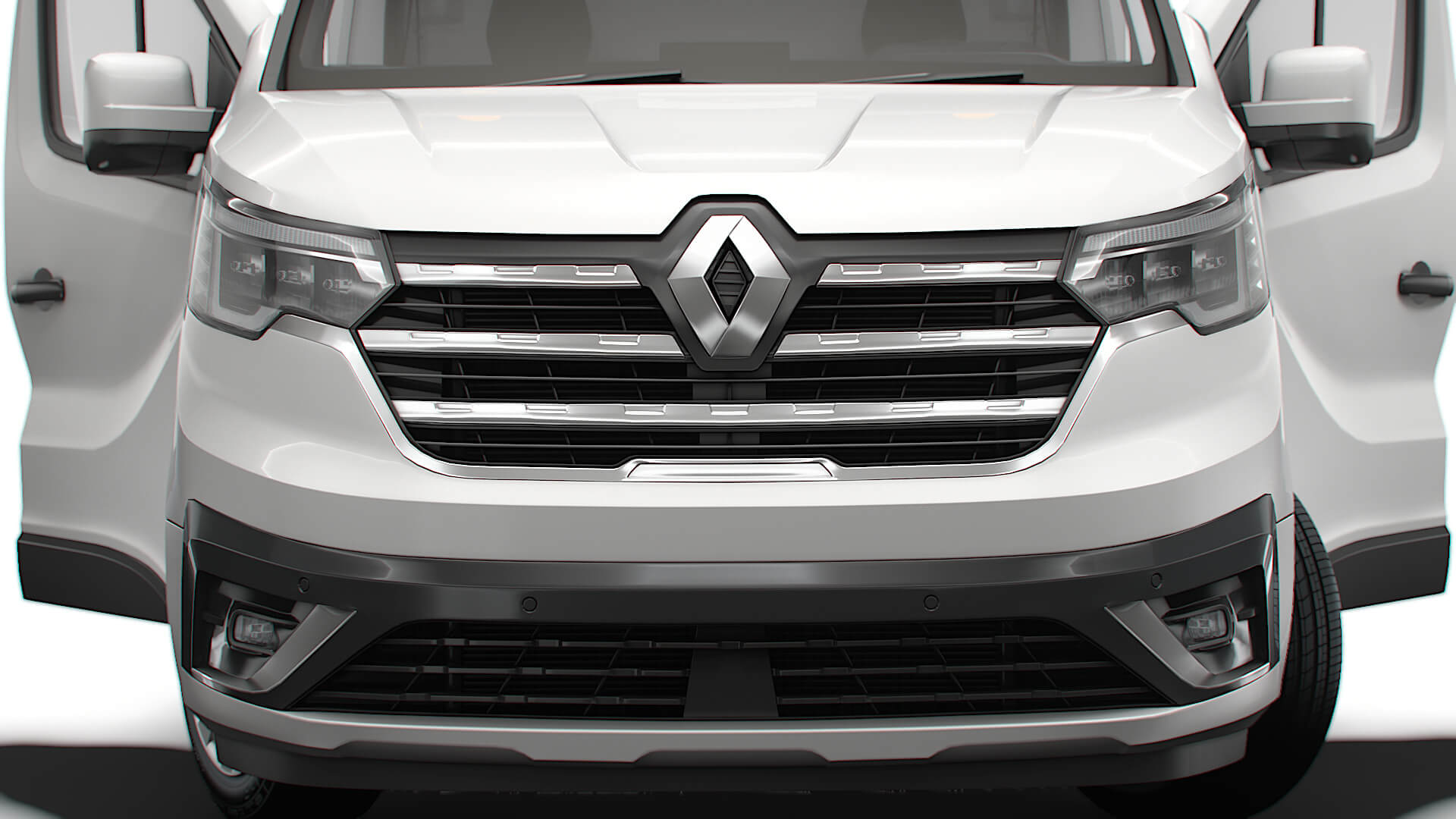 Renault Trafic Tipper HQ Interior 2023 - 3D Model by Creator 3D