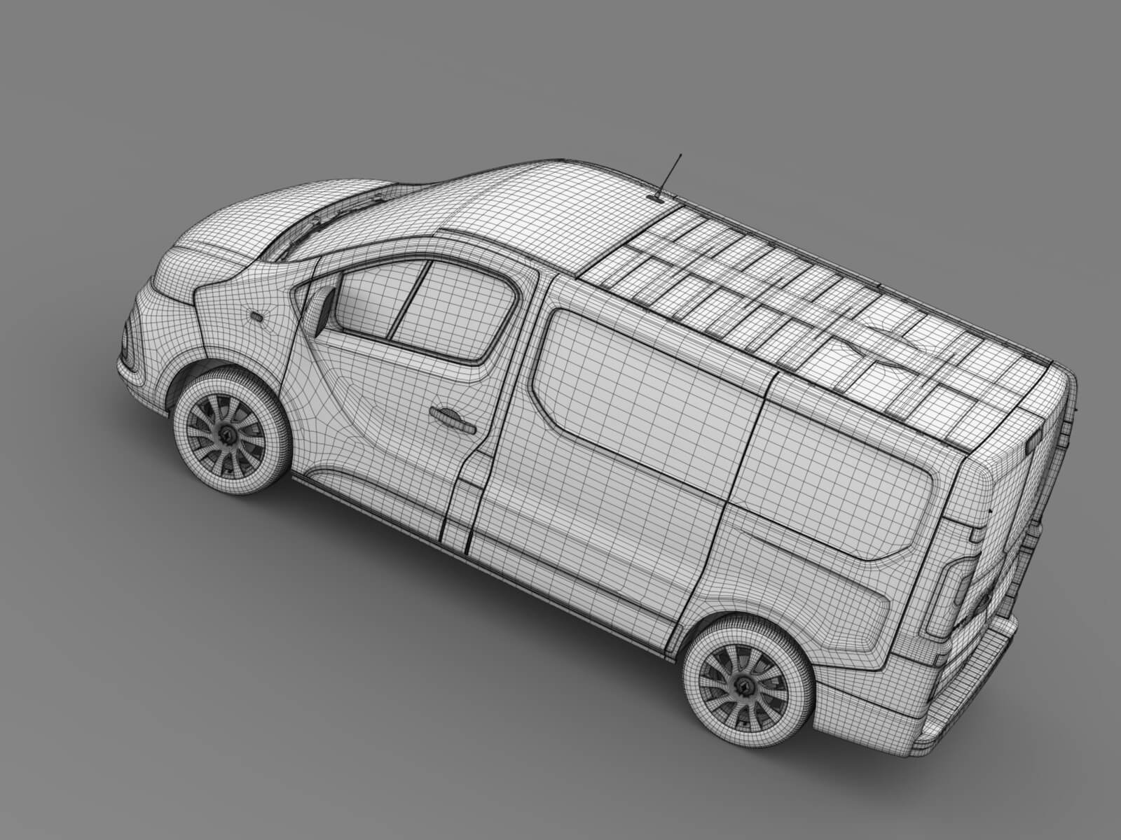 Renault Trafic Van 2015 - 3D Model by Creator 3D