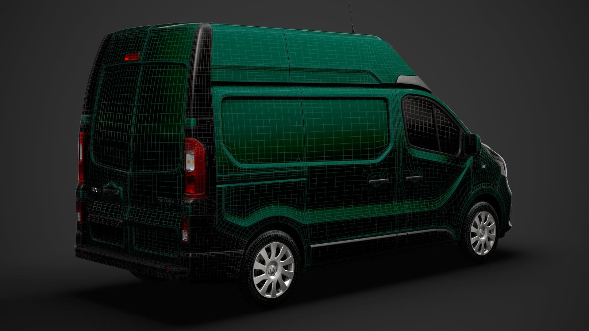 Renault Trafic Van L1H2 2018 - 3D Model by Creator 3D