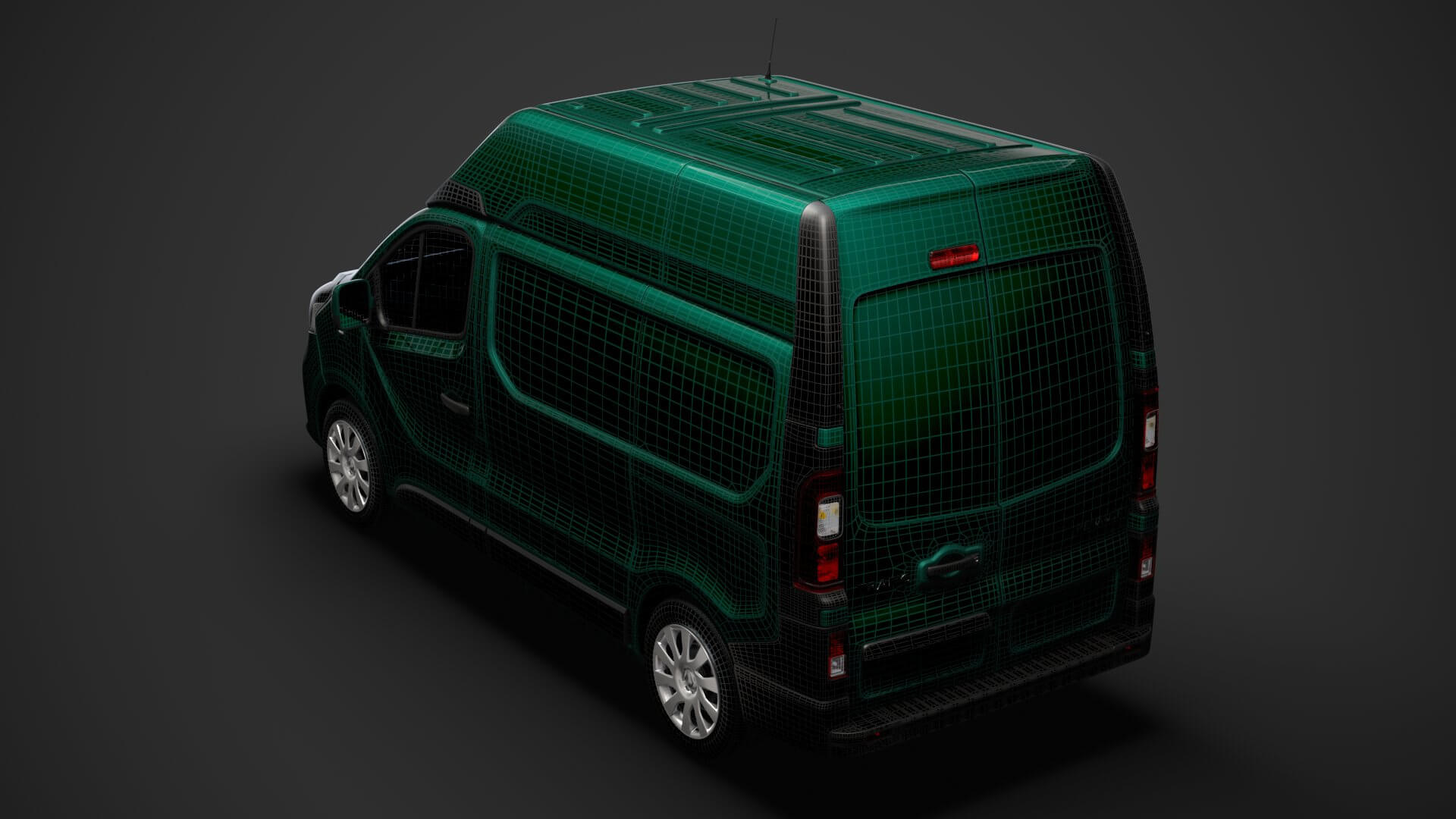 Renault Trafic Van L1H2 2018 - 3D Model by Creator 3D