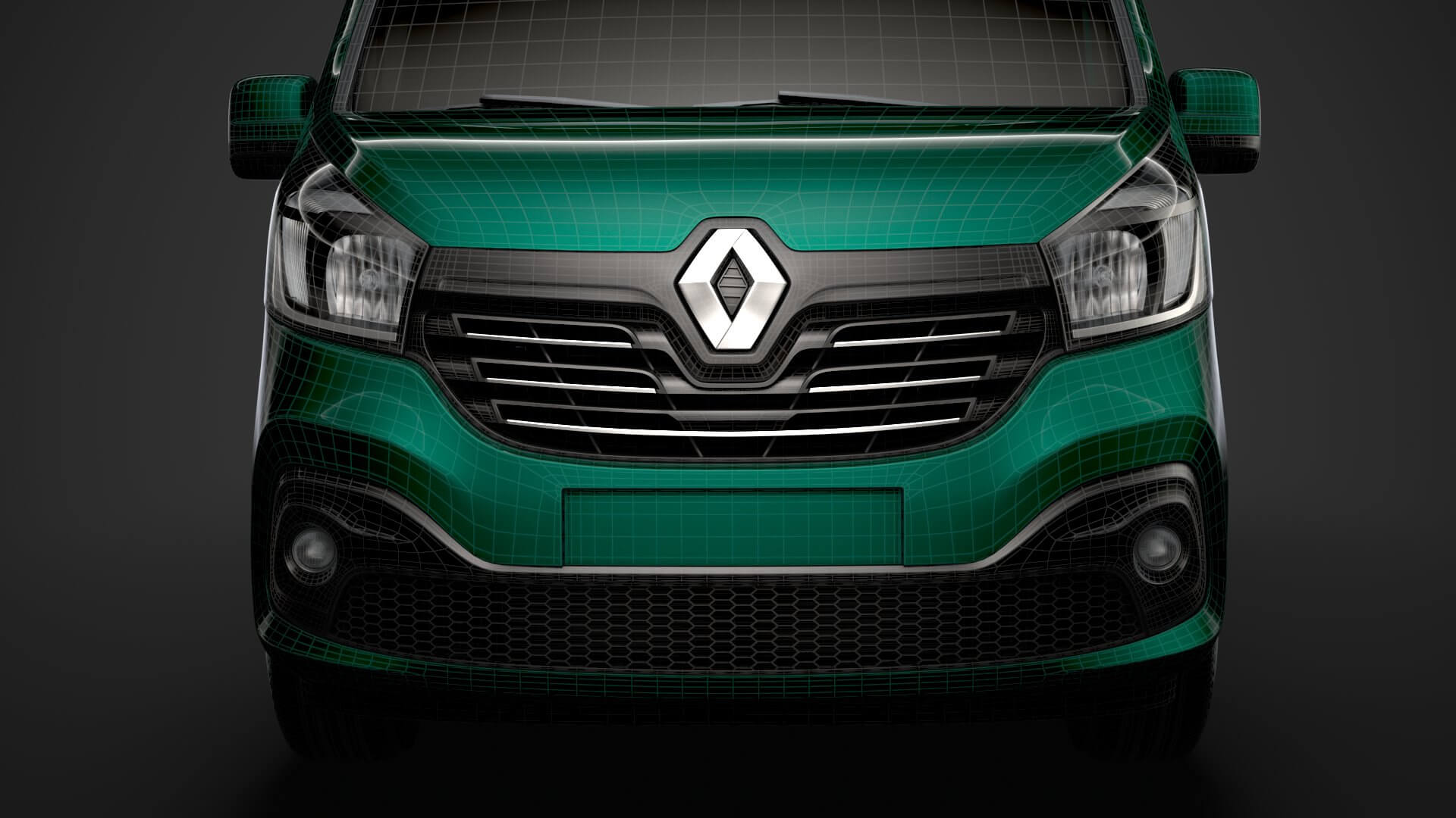 Renault Trafic Van L1H2 2018 - 3D Model by Creator 3D