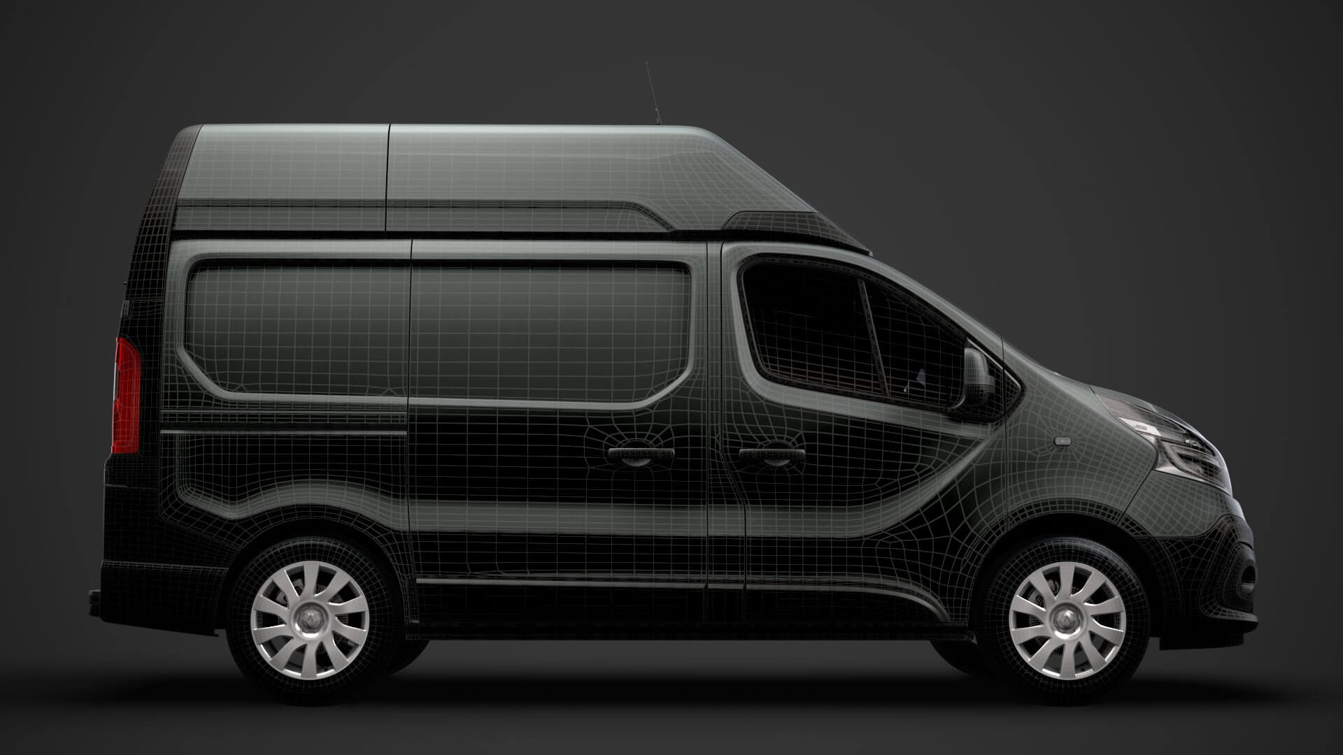 Renault Trafic Van L1H2 2020 - 3D Model by Creator 3D