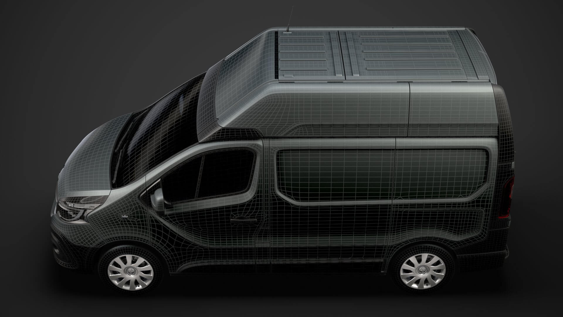 Renault Trafic Van L1H2 2020 - 3D Model by Creator 3D