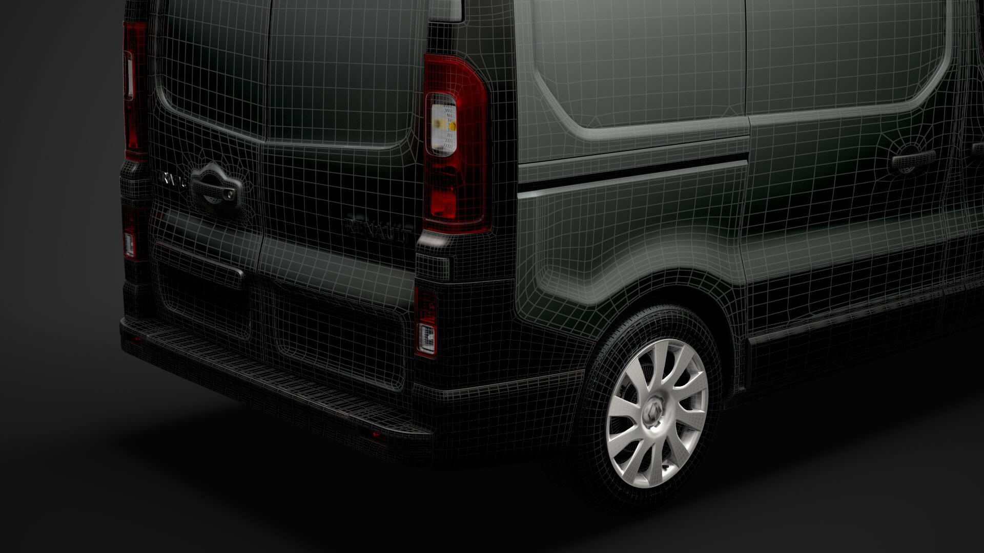 Renault Trafic Van L1H2 2020 - 3D Model by Creator 3D