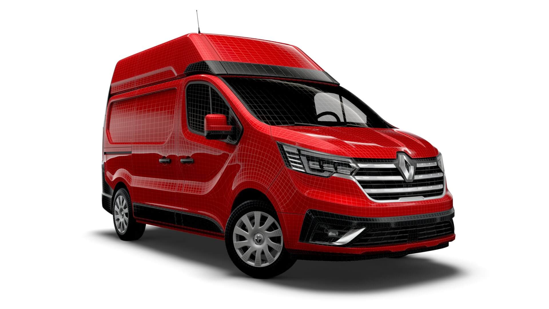 Renault Trafic Van L1H2 2021 - 3D Model by Creator 3D