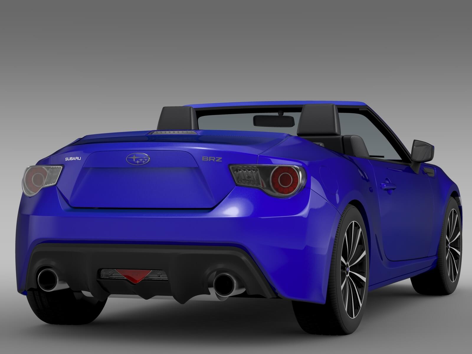 Subaru BRZ ZC6 Cabrio 2015 - 3D Model by Creator 3D