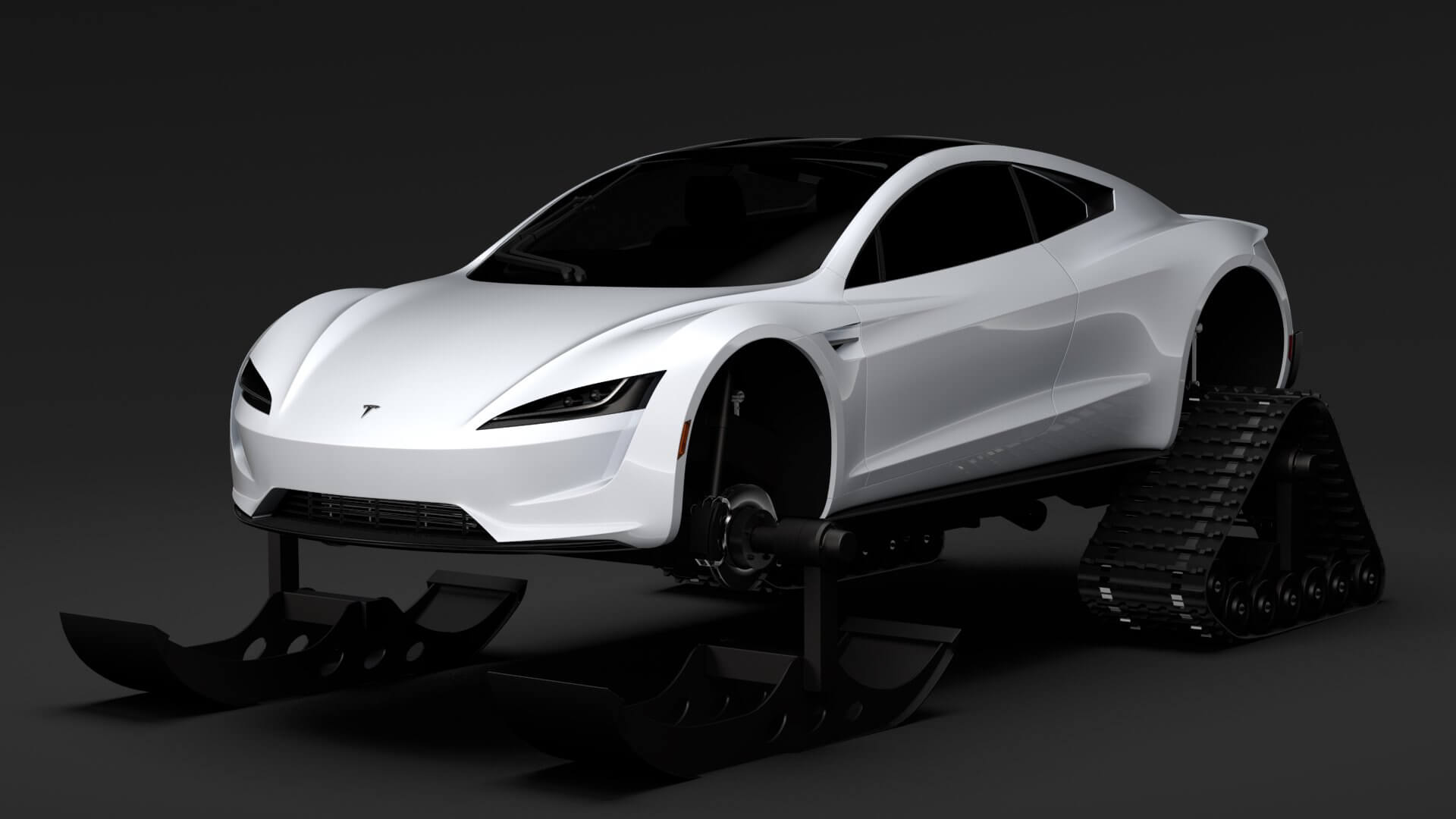 Tesla Roadster Ski 2018 - 3D Model by Creator 3D