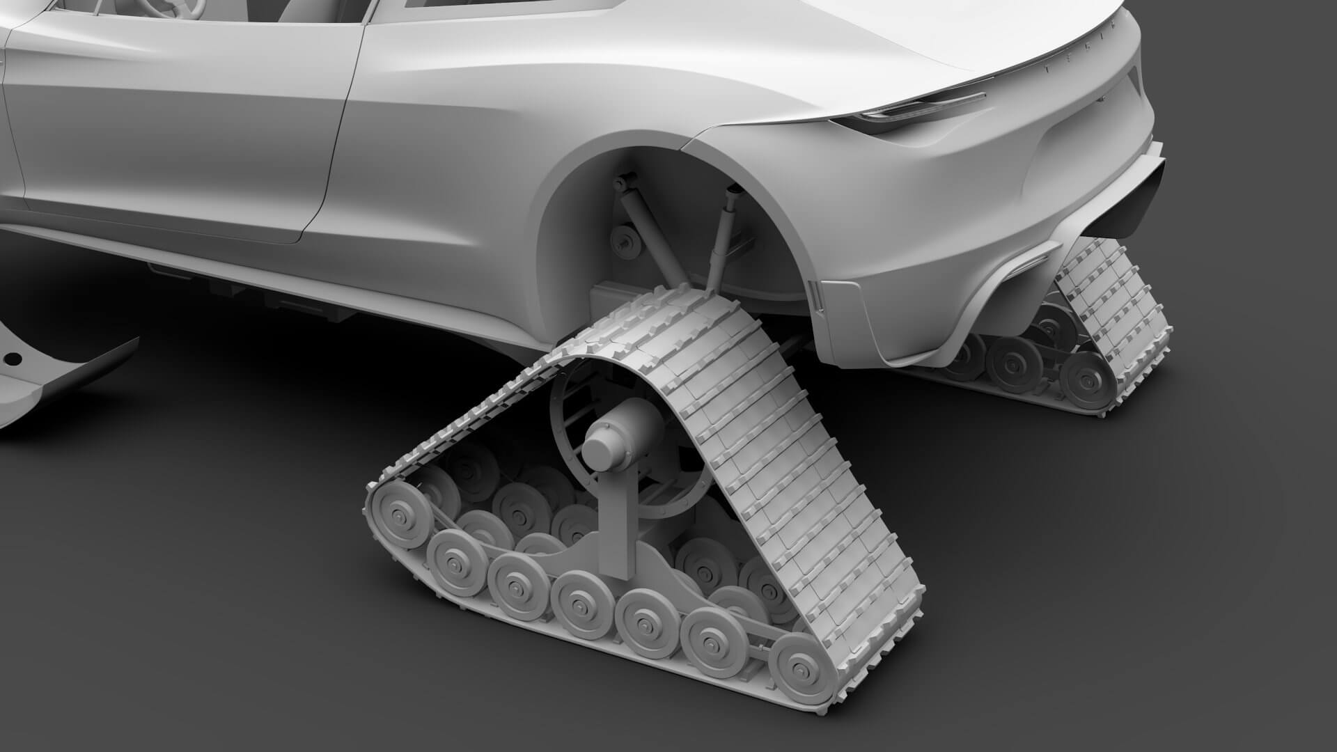 Tesla Roadster Ski 2018 - 3D Model by Creator 3D