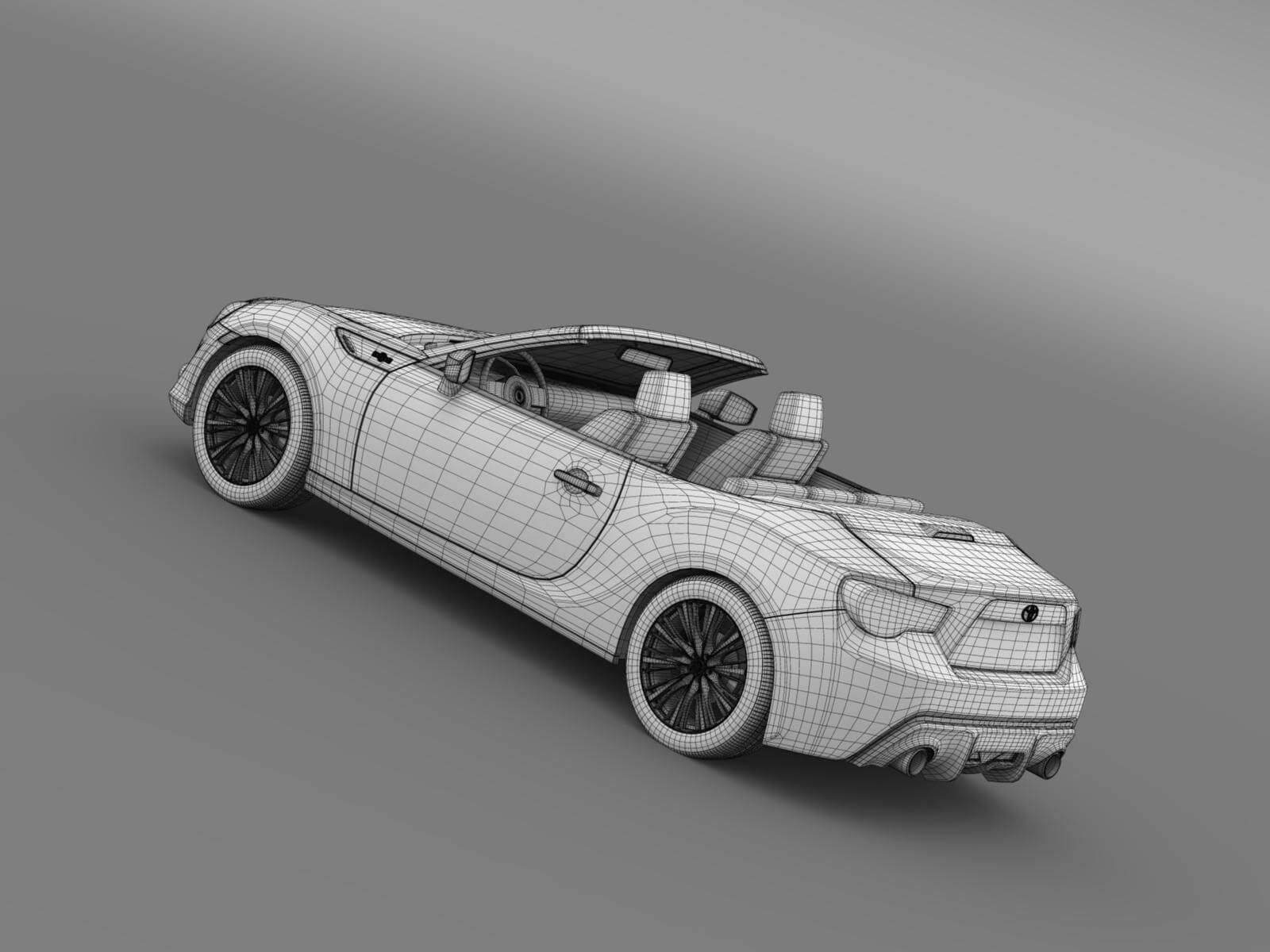 Toyota FT 86 Open Concept 2013 - 3D Model by Creator 3D