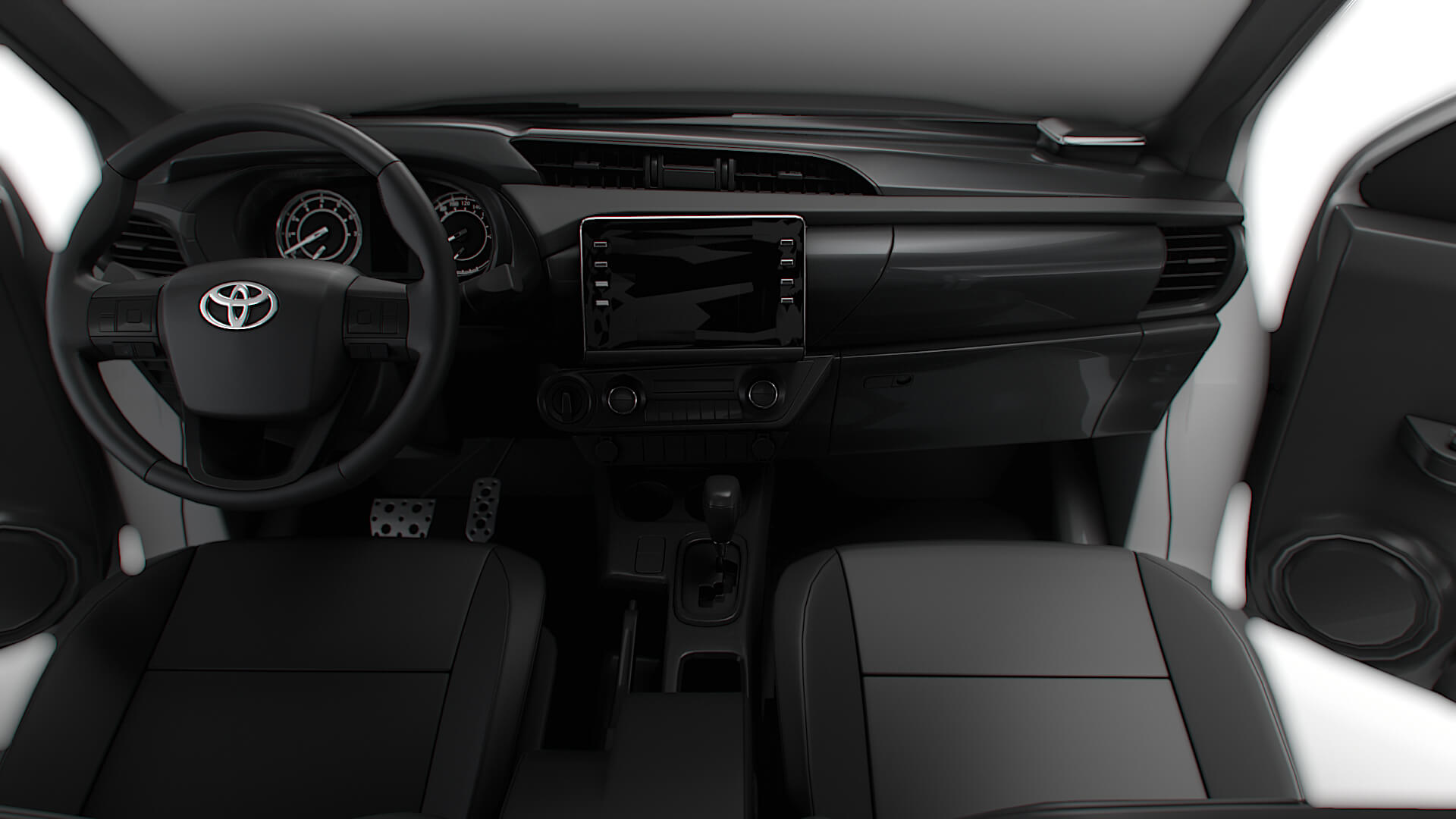 Toyota Hilux Xtra Cab HQ Interior 2024 - 3D Model by Creator 3D