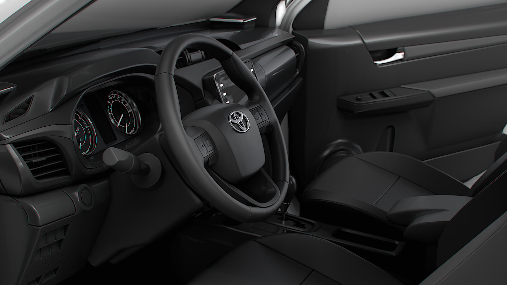 Toyota Hilux Xtra Cab HQ Interior 2024 - 3D Model by Creator 3D