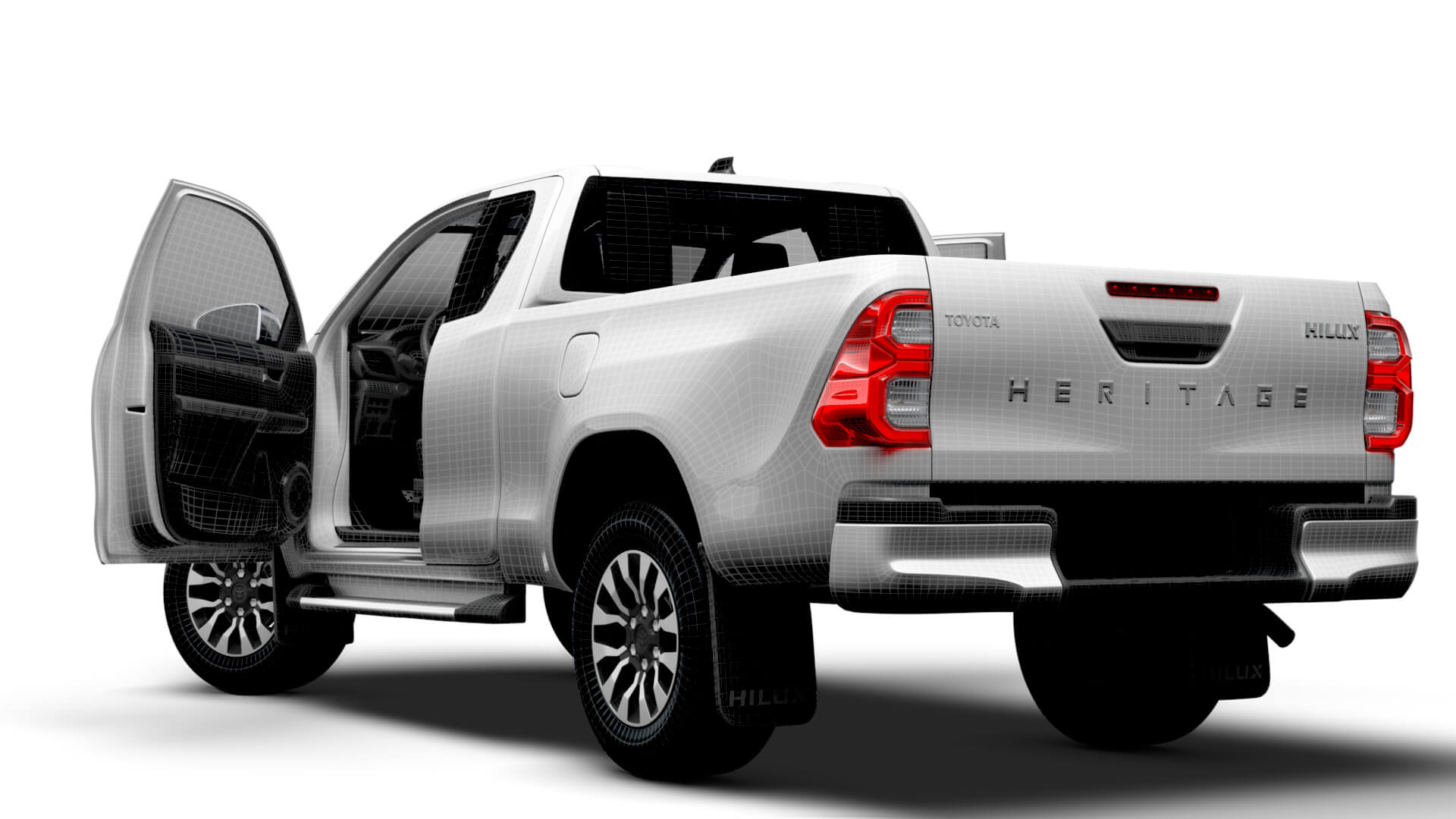 Toyota Hilux Xtra Cab HQ Interior 2024 - 3D Model by Creator 3D