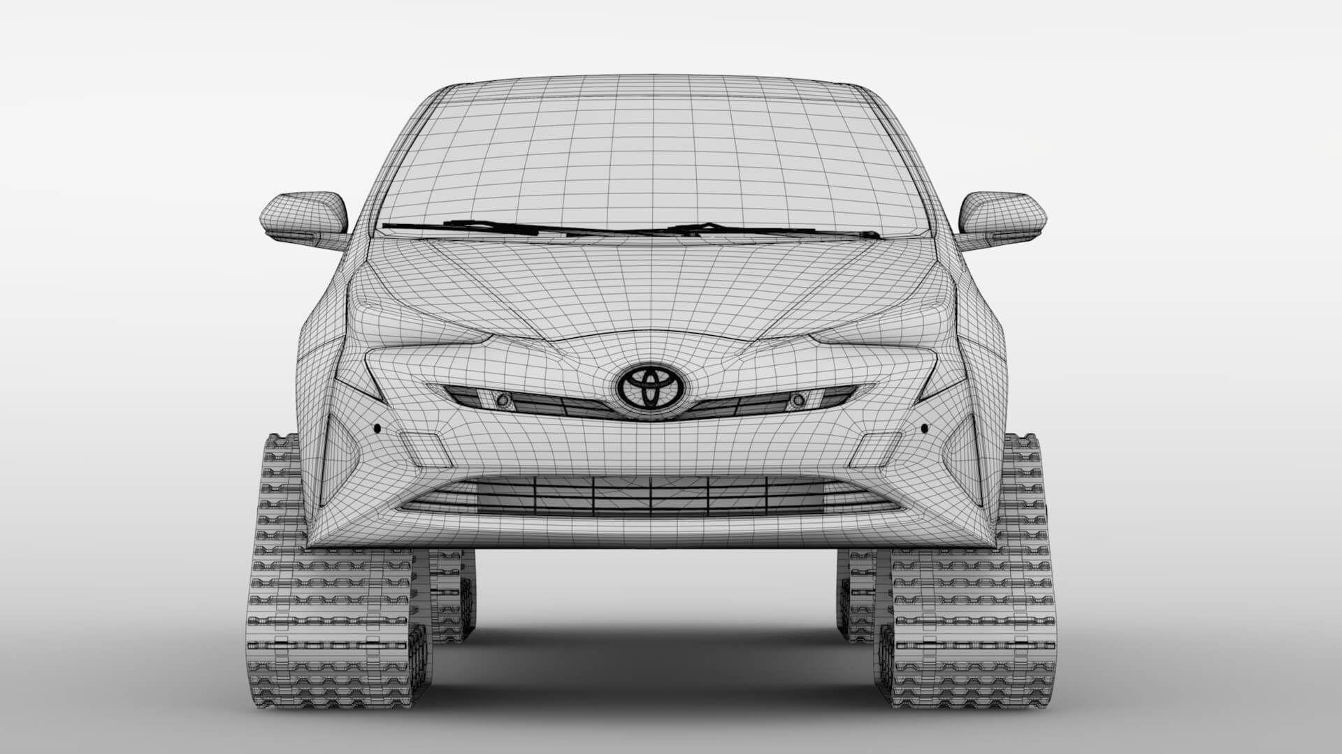 Toyota Prius Crawler 2017 - 3D Model by Creator 3D